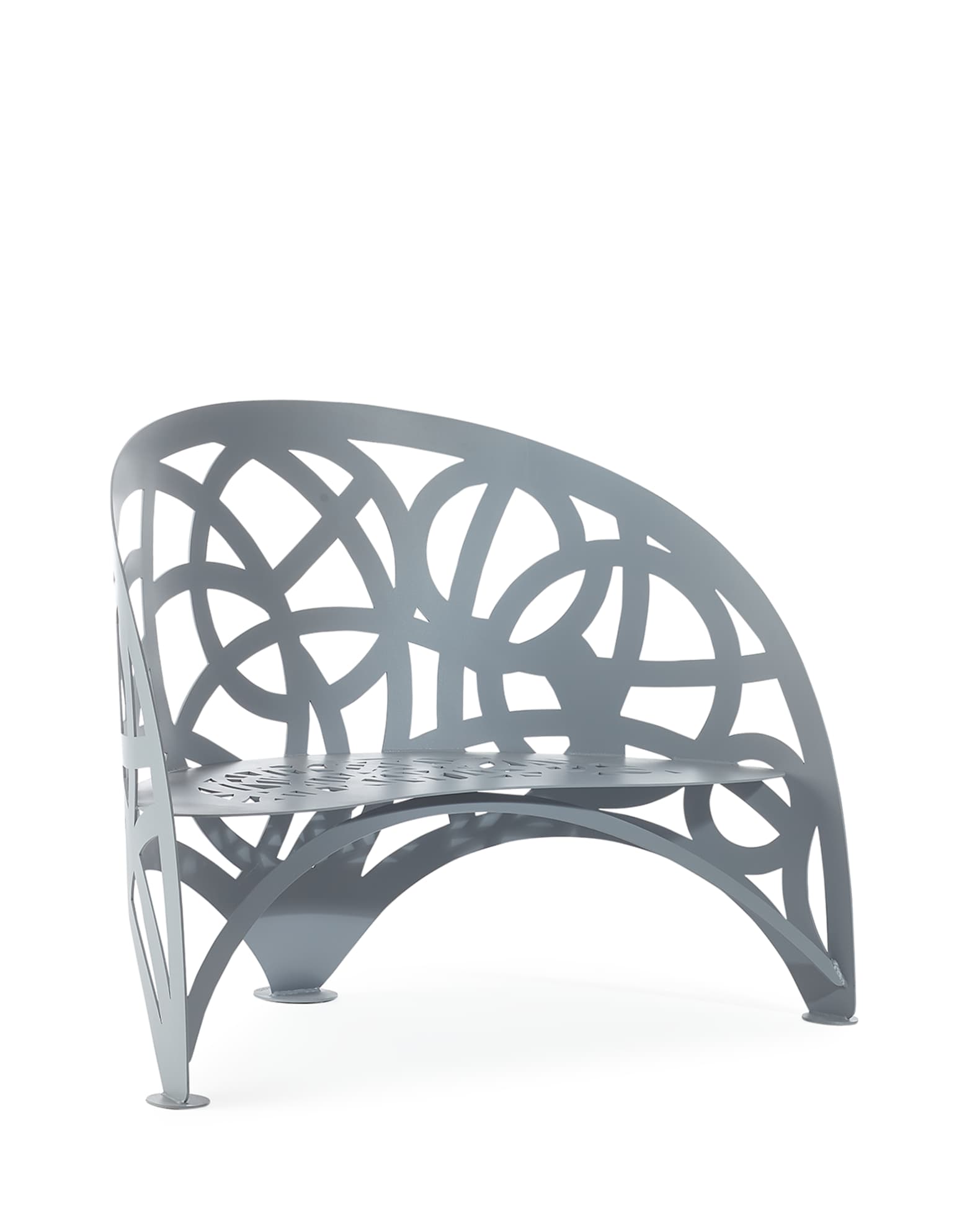 Cricket Forge Arc Outdoor Bench | Neiman Marcus
