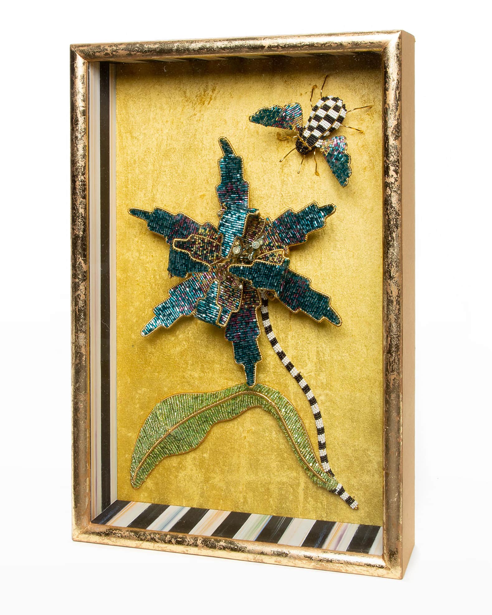 MacKenzie-Childs Beaded Tulip Shadow Box | Neiman Marcus