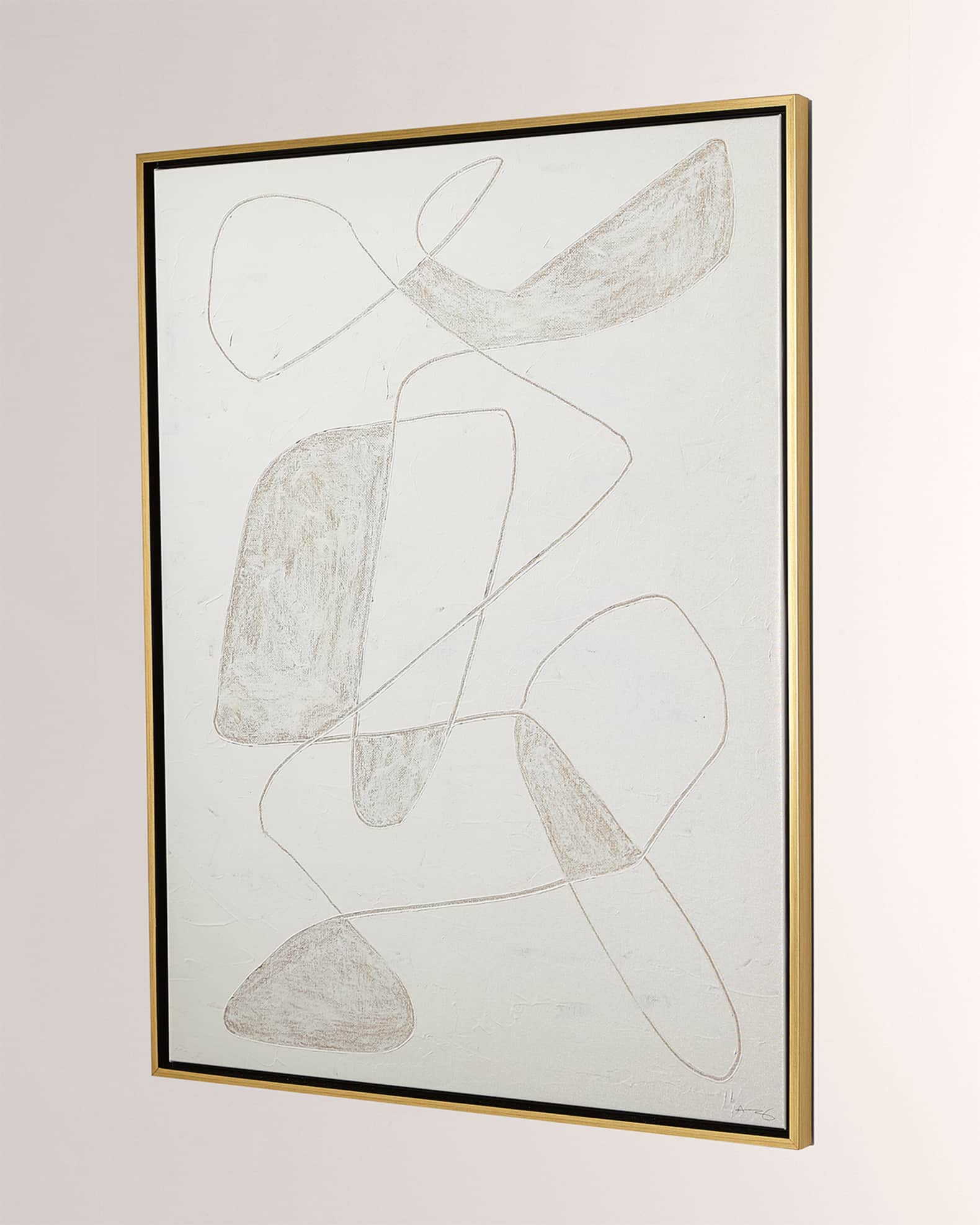 Scratch Loops Framed Wall Art Collection | Neiman Marcus