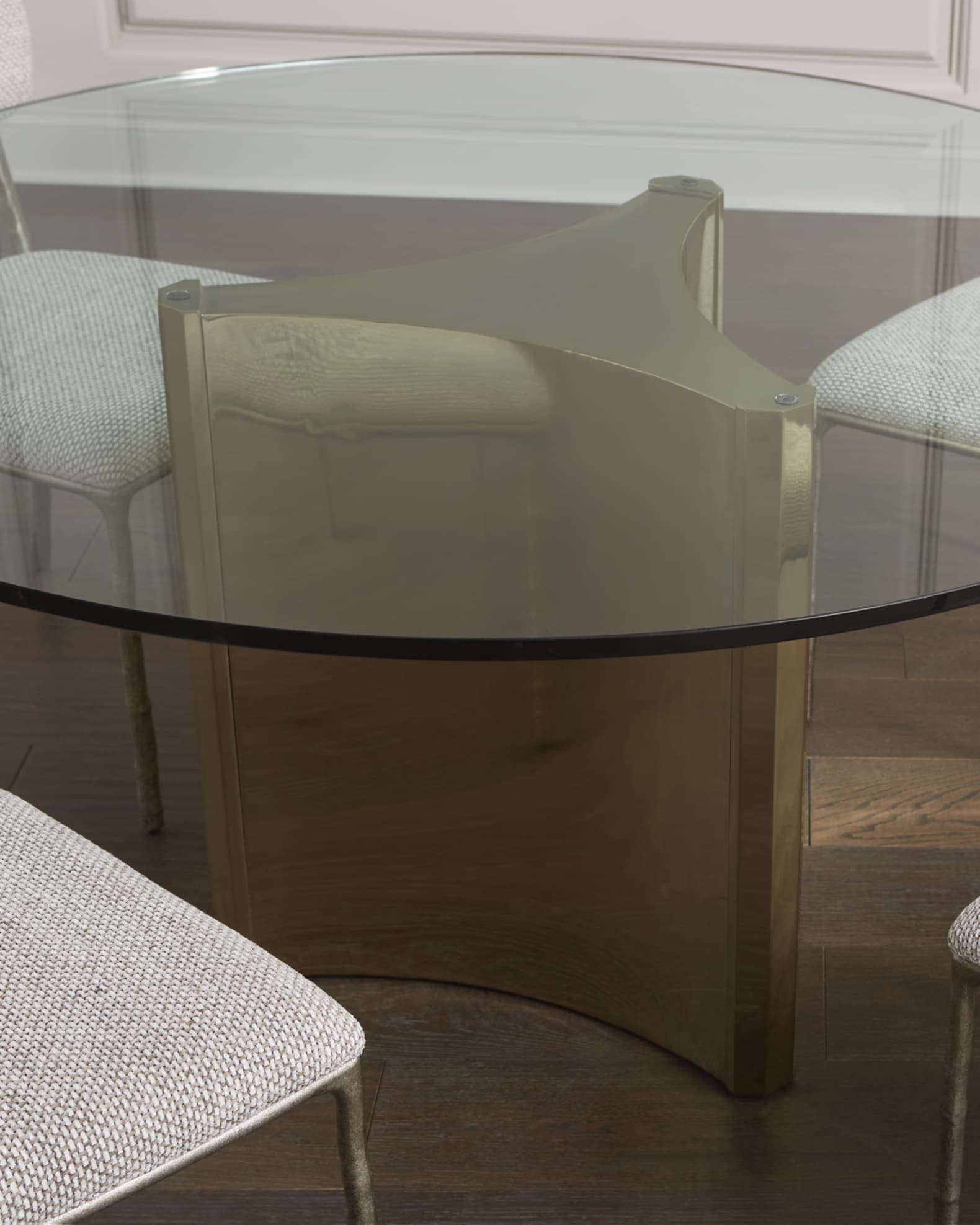 Bernhardt Interiors Abbott Round Dining Table | Neiman Marcus