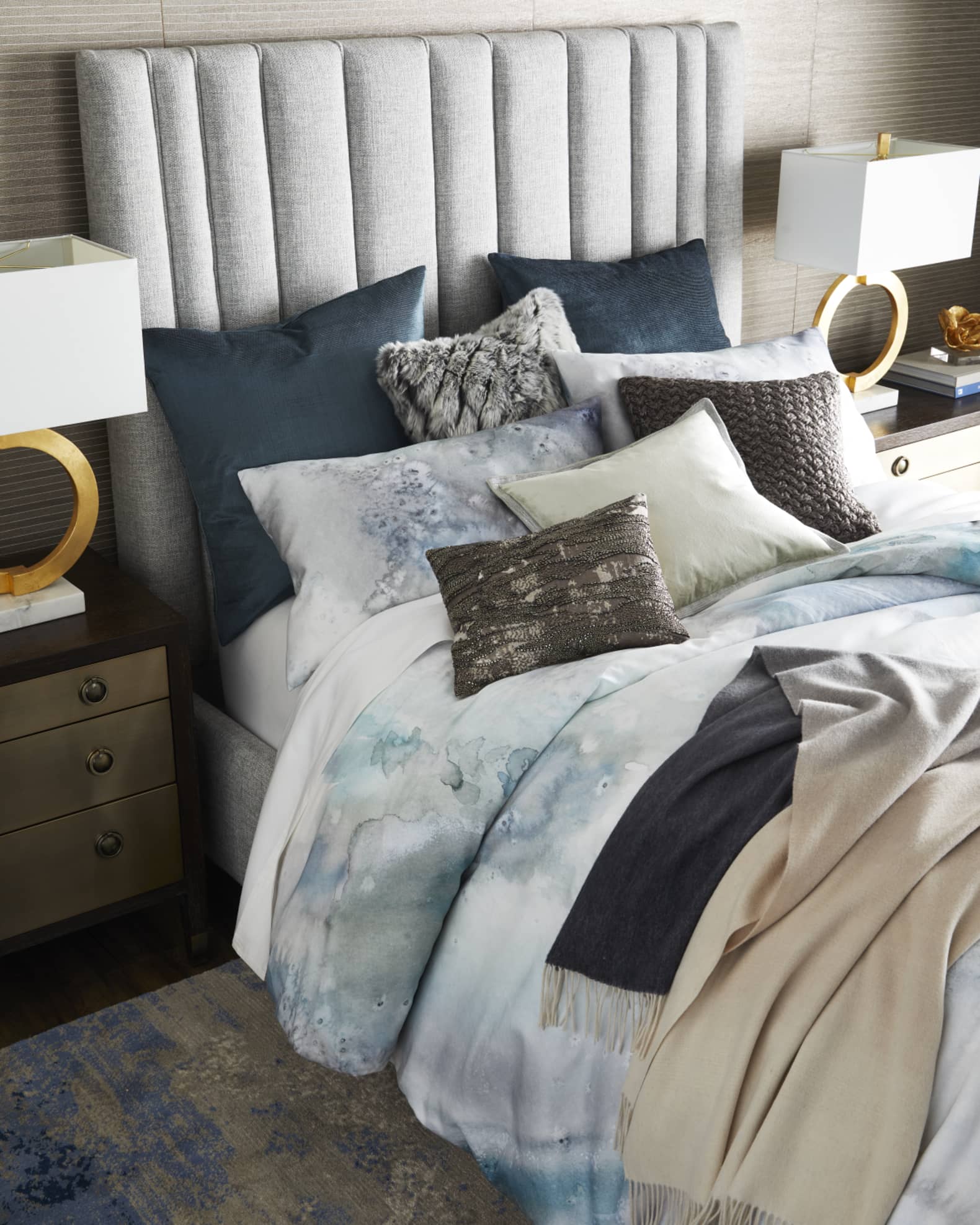 Bernhardt Furniture Interiors Modena Upholstered Bed King
