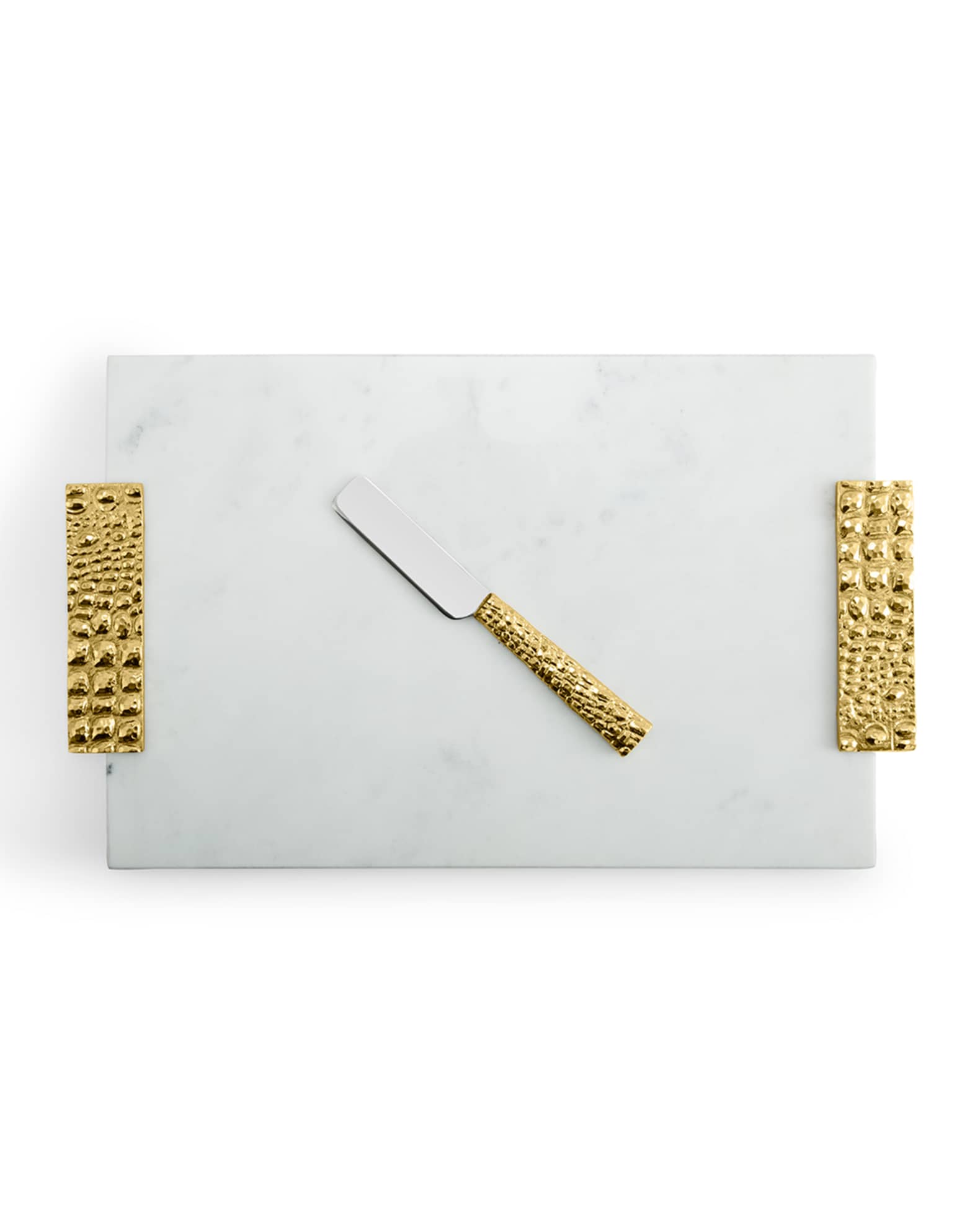 Michael Aram Safari Large Cheese Board with Knife | Neiman Marcus