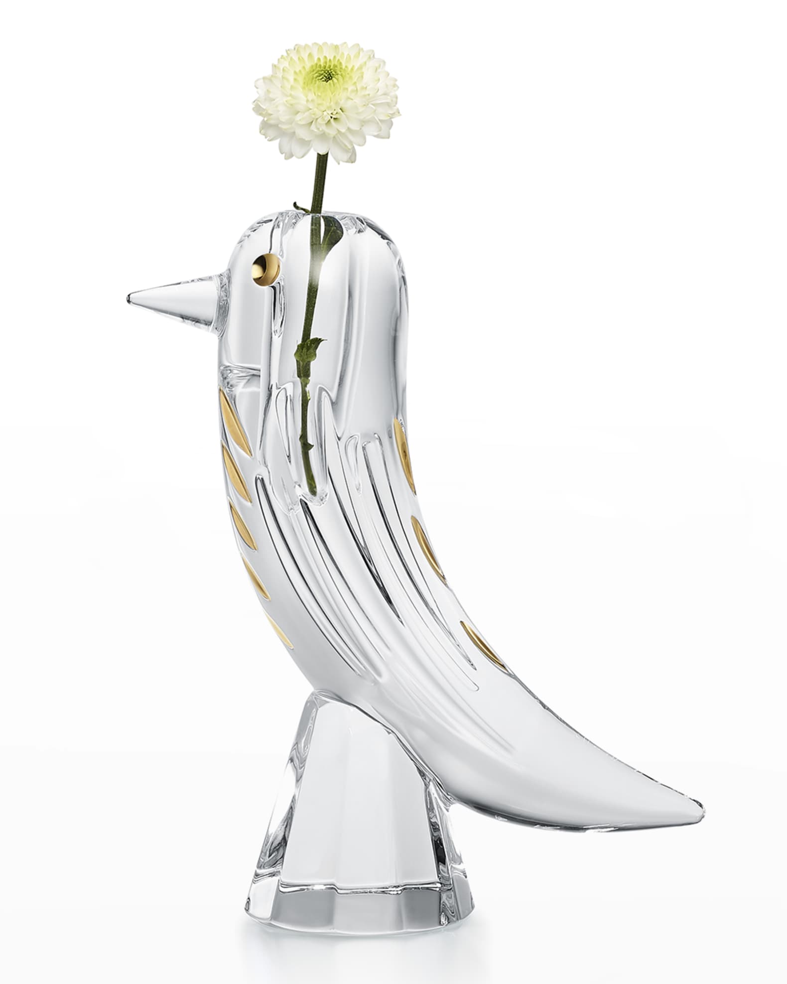 Baccarat Faunacrystopolis Bird Bud Vase | Neiman Marcus