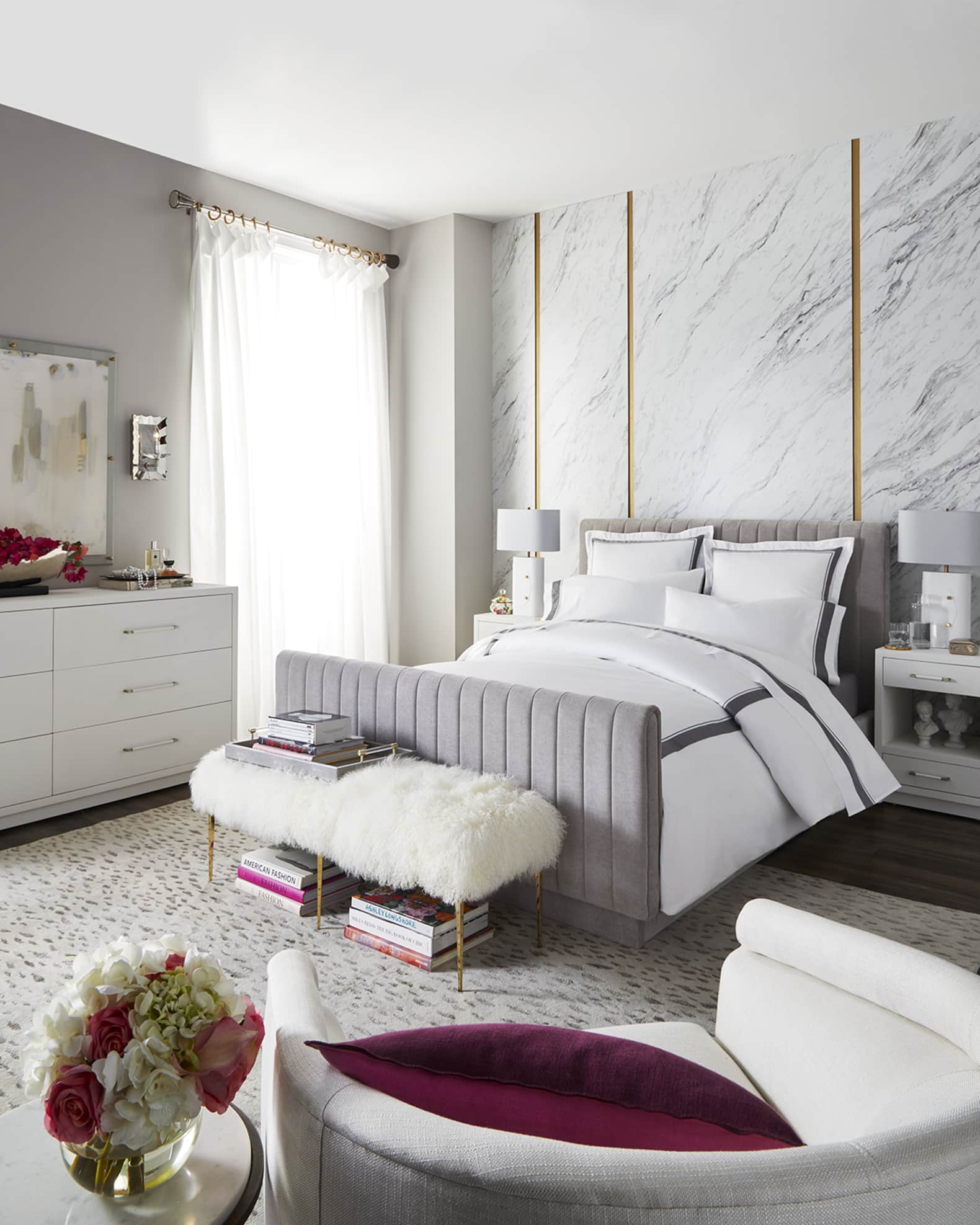 Interlude Home Taylor Small Bedside Chest | Neiman Marcus