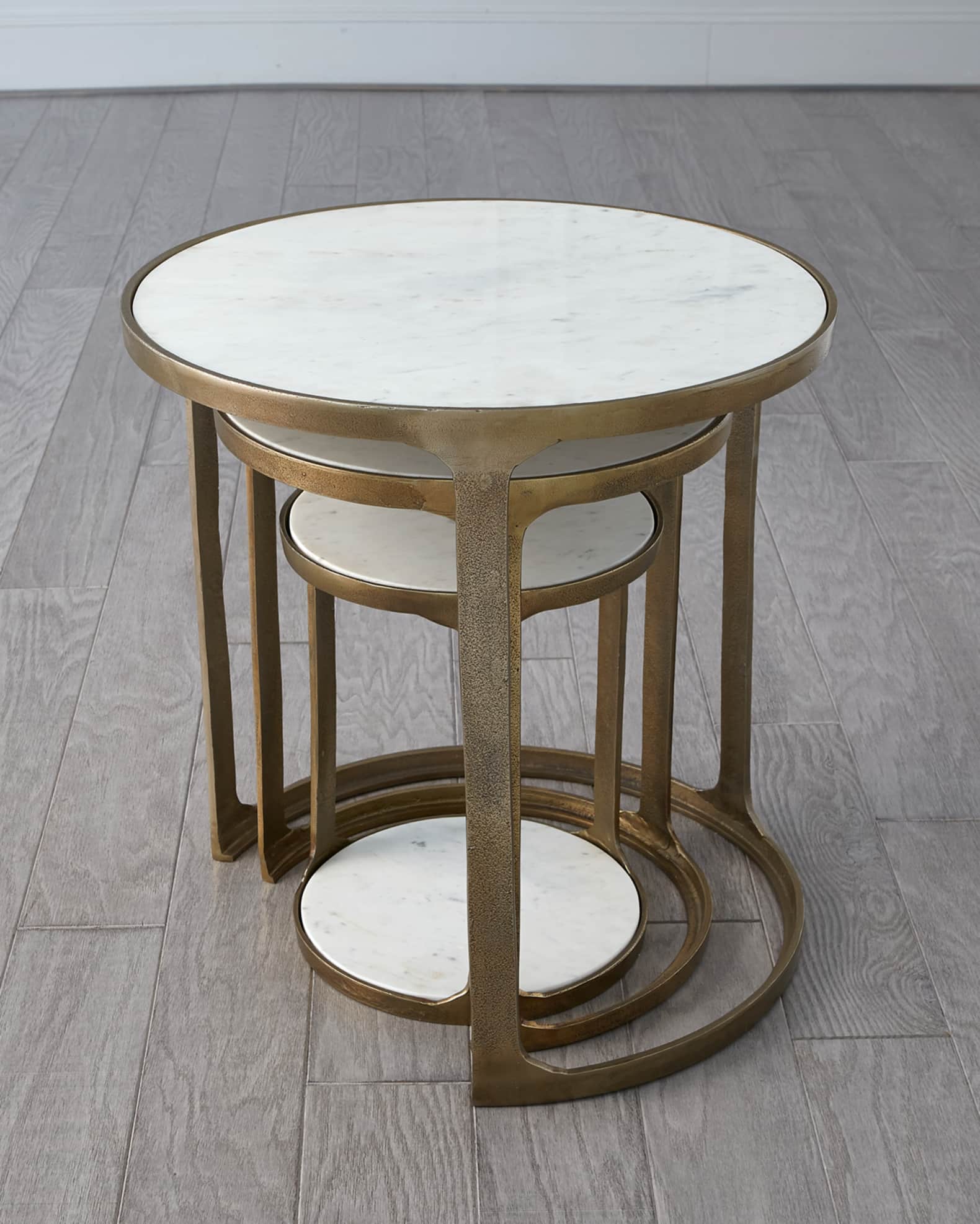 Global Views Marble Top Nesting Tables | Neiman Marcus
