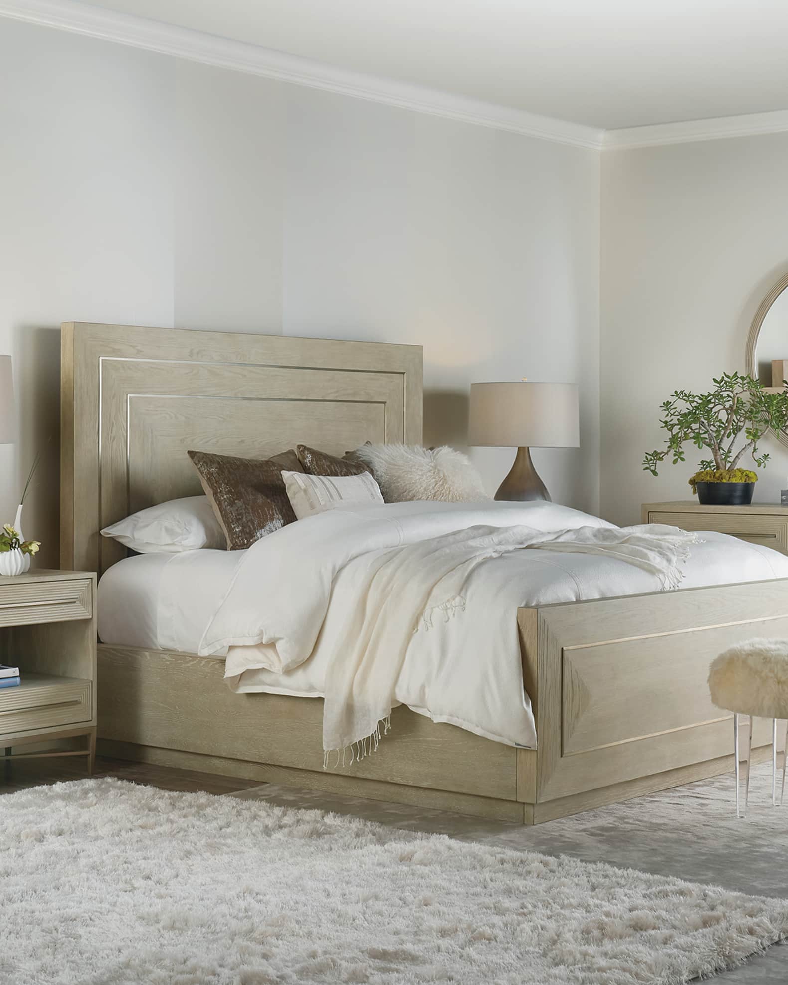 Cascade King Panel Bed | Neiman Marcus