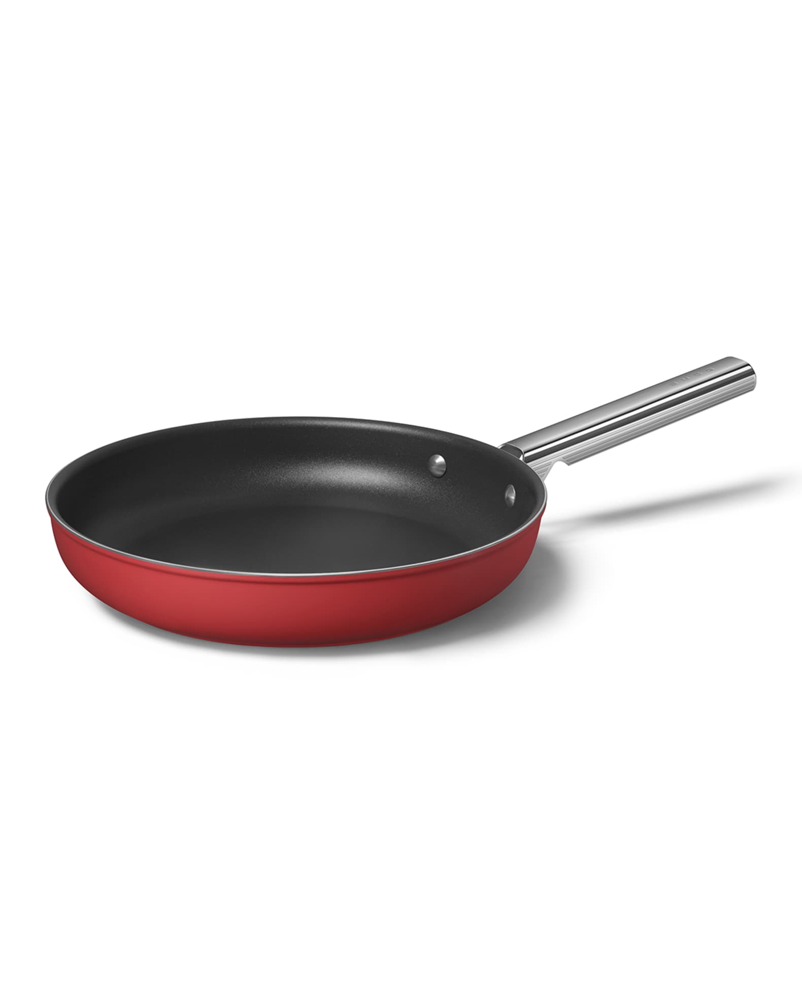 Smeg 11" Nonstick Frying Pan, Red | Neiman Marcus