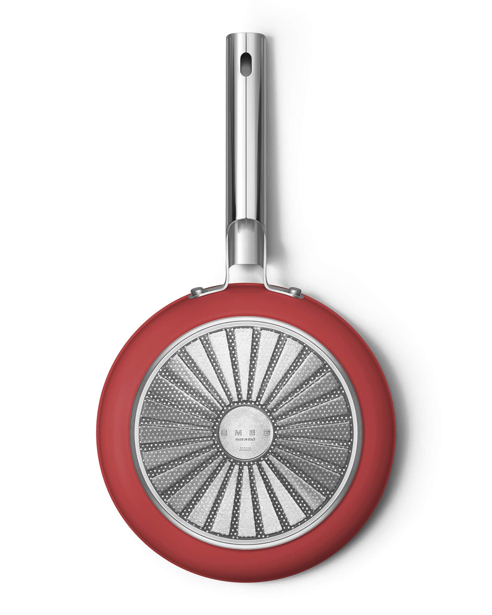 Smeg 9" Nonstick Frying Pan, Red | Neiman Marcus