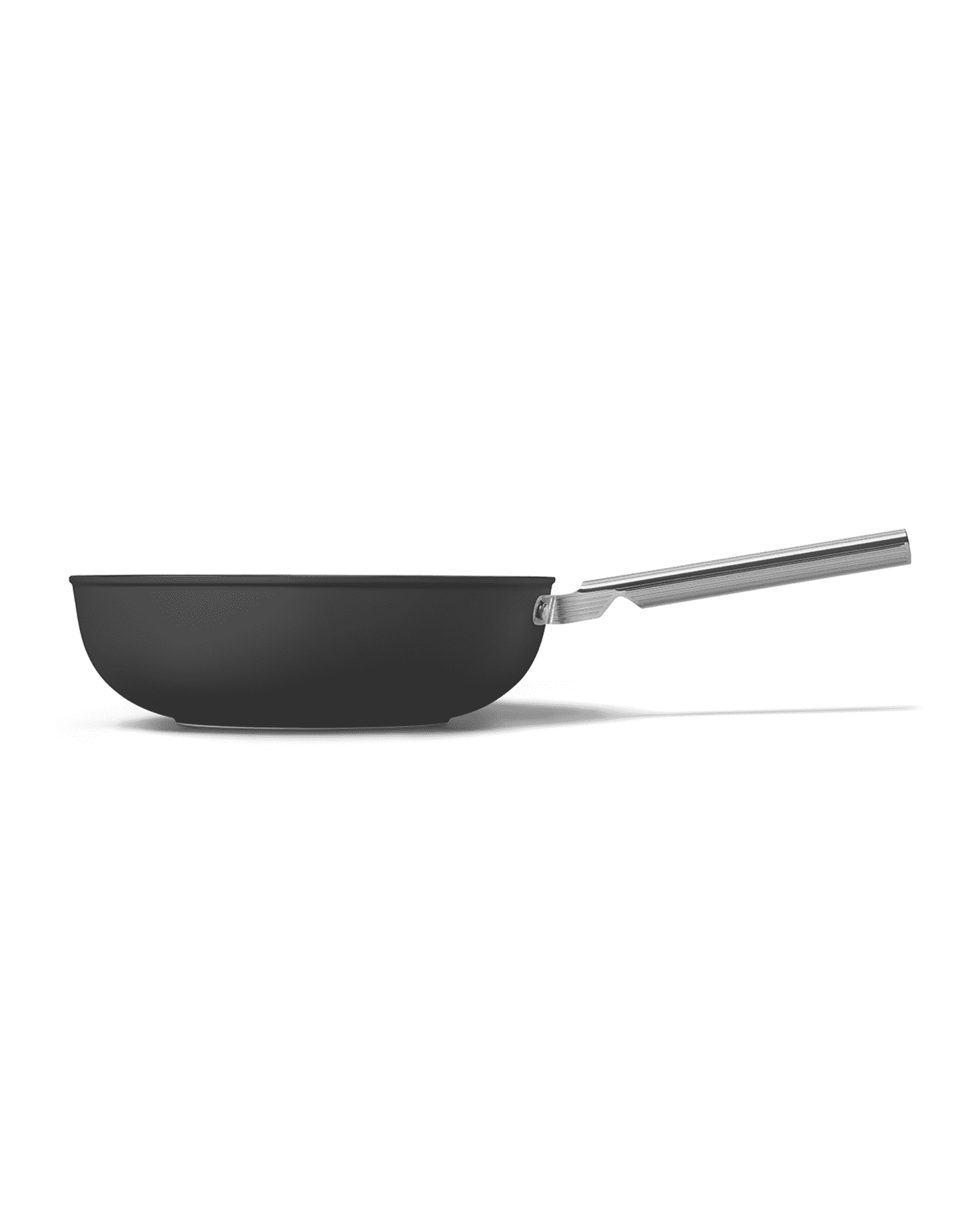 Smeg 12" Nonstick Wok, Black | Neiman Marcus