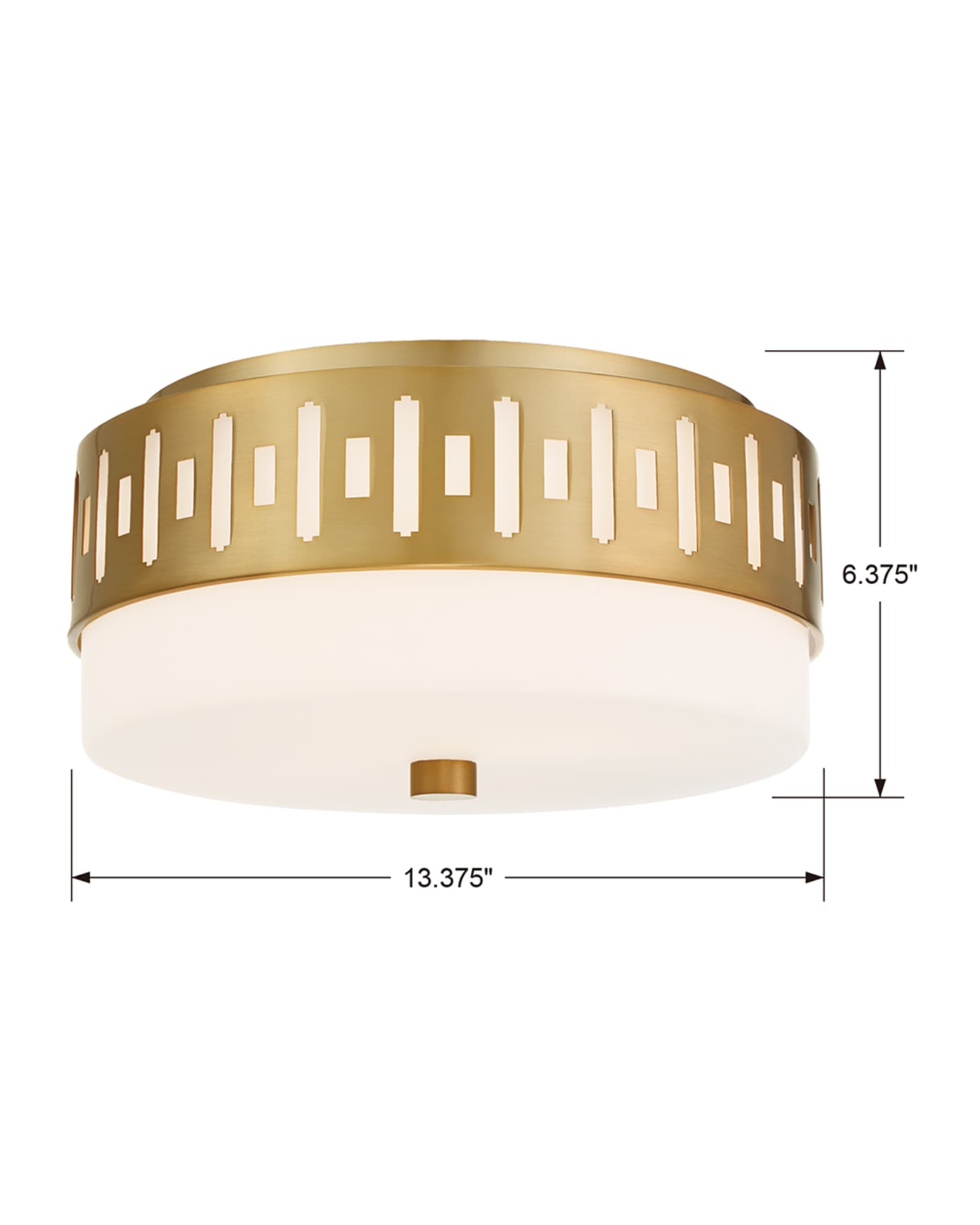 Crystorama Keaton 2-Light Ceiling Mount | Neiman Marcus