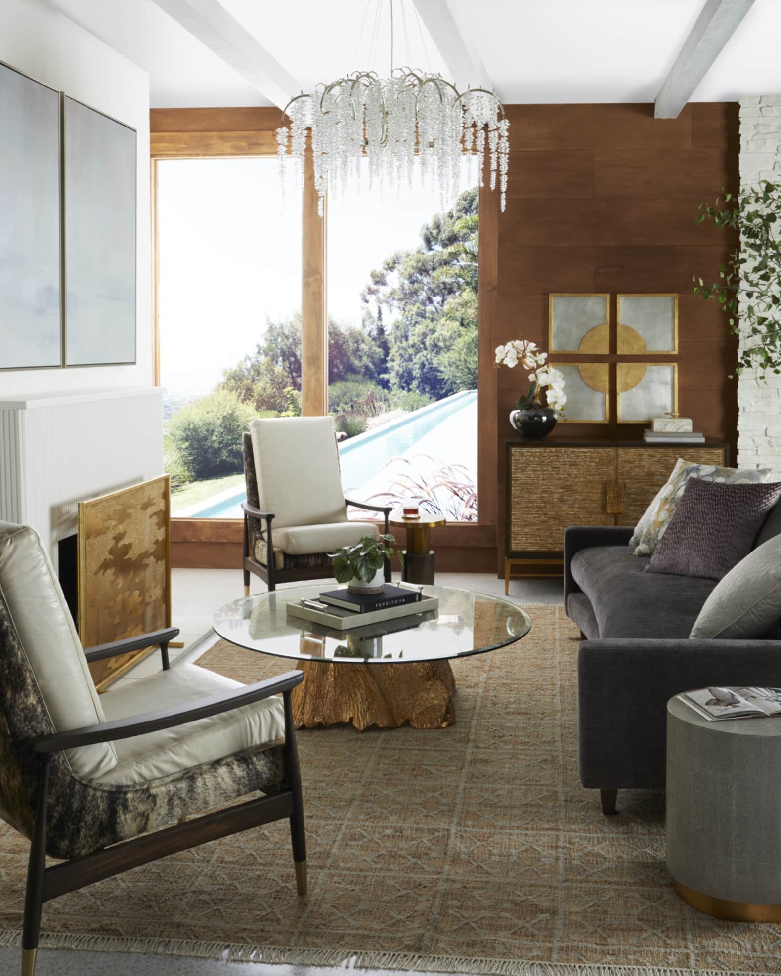 John-Richard Collection Walthall Two-Door Cabinet | Neiman Marcus