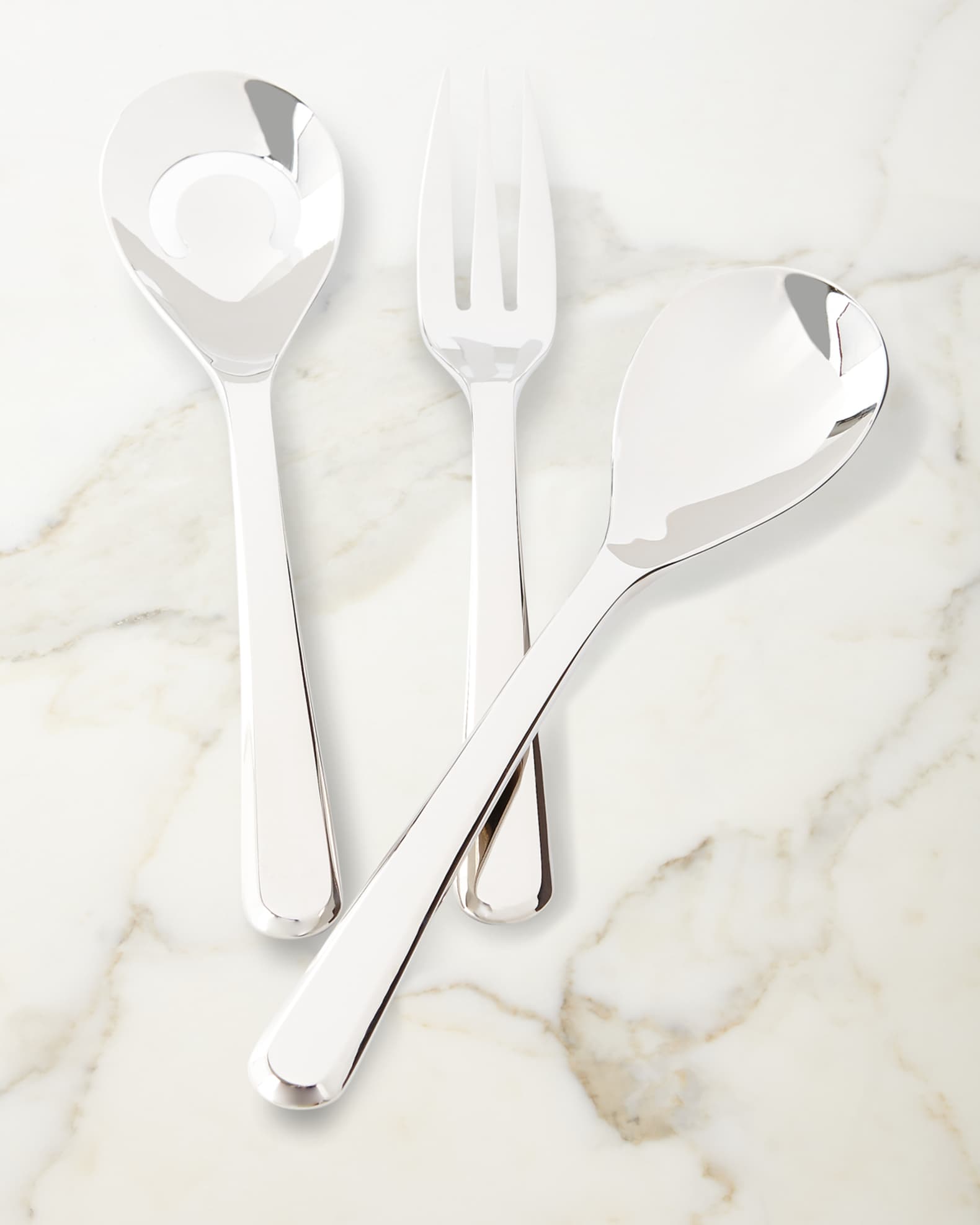 Nambe Aura 45-Piece Flatware Set | Neiman Marcus