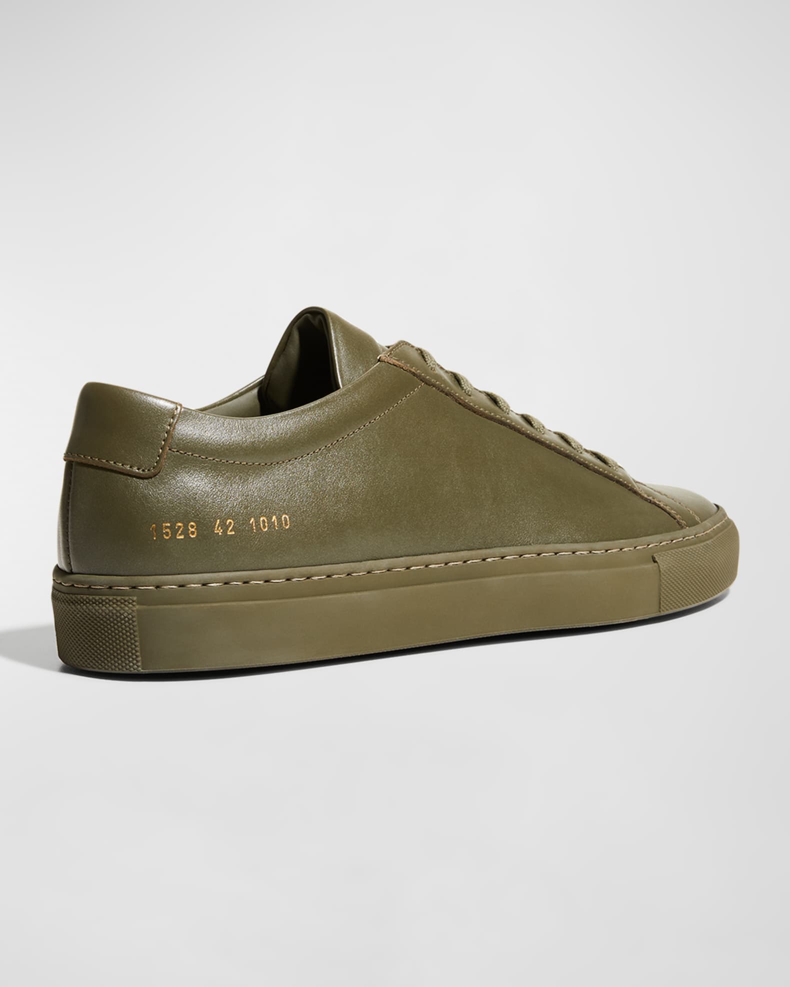 Common Projects Men's Achilles Leather Low-Top Sneakers | Neiman Marcus