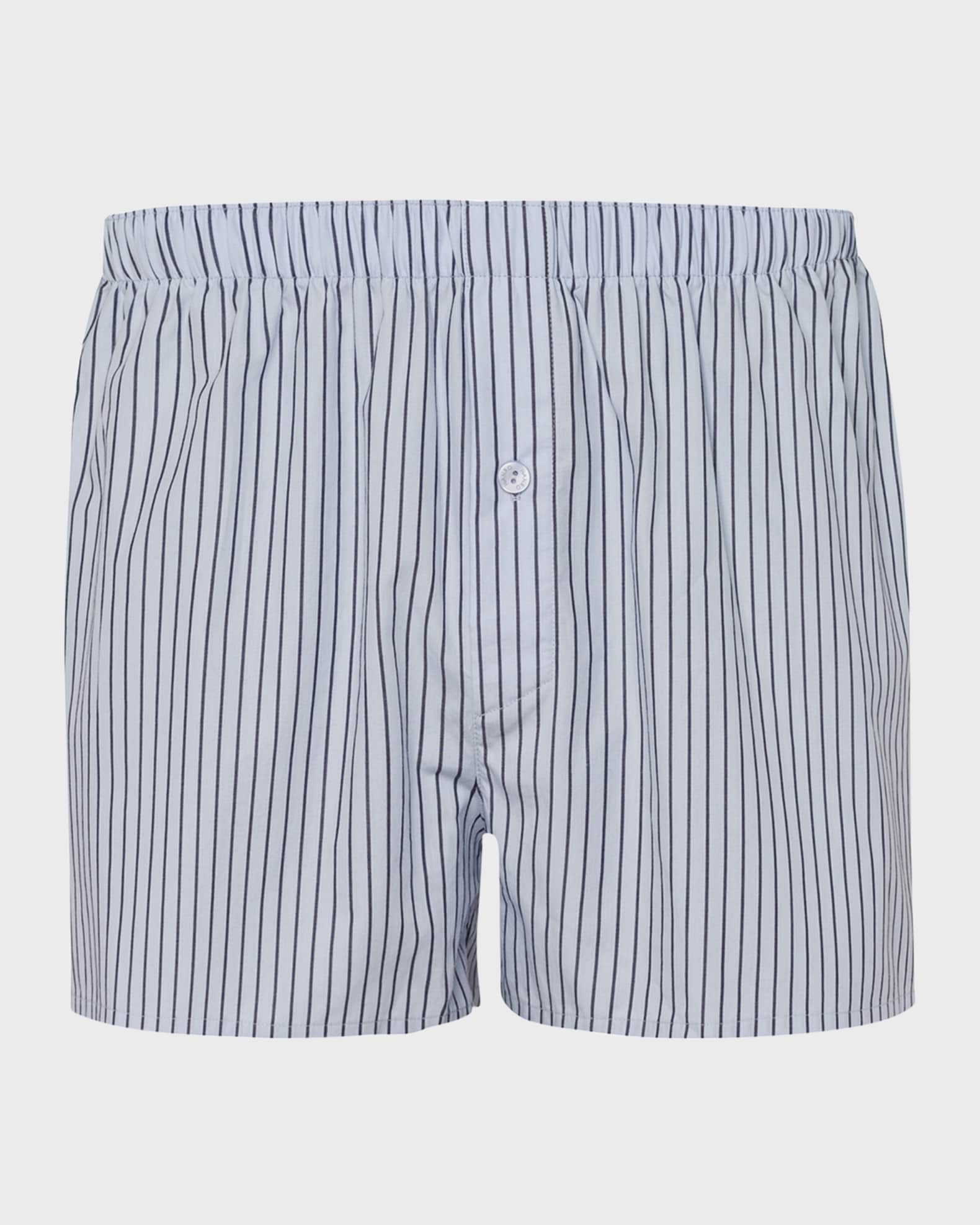 Hanro Men's Fancy Woven Cotton Boxers | Neiman Marcus