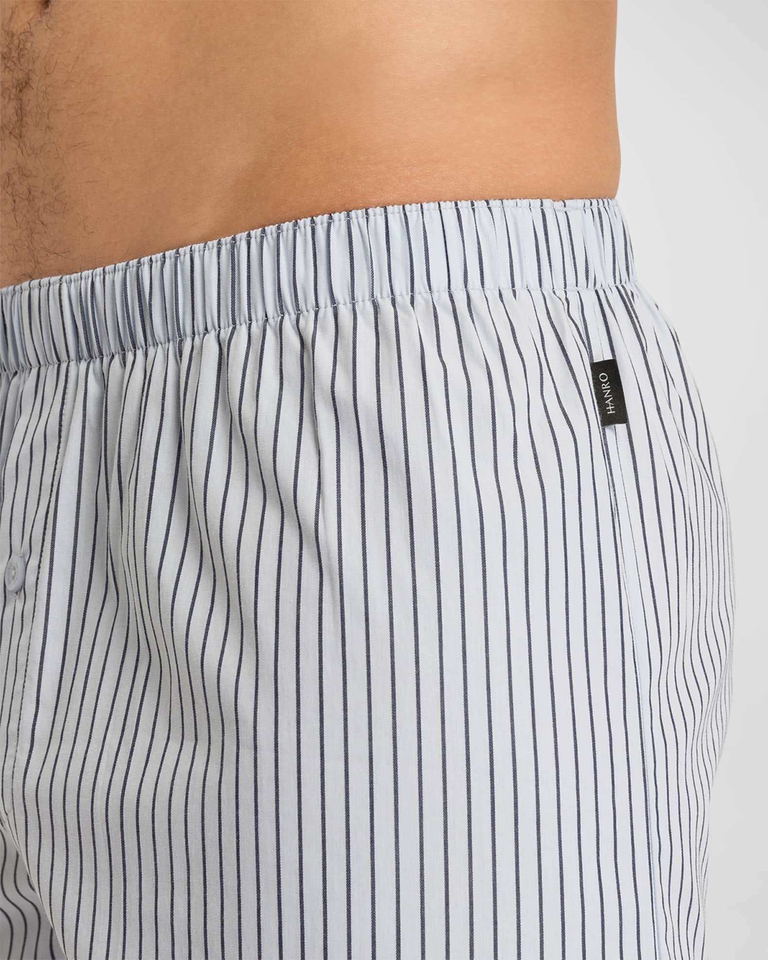 Hanro Men's Fancy Woven Cotton Boxers | Neiman Marcus