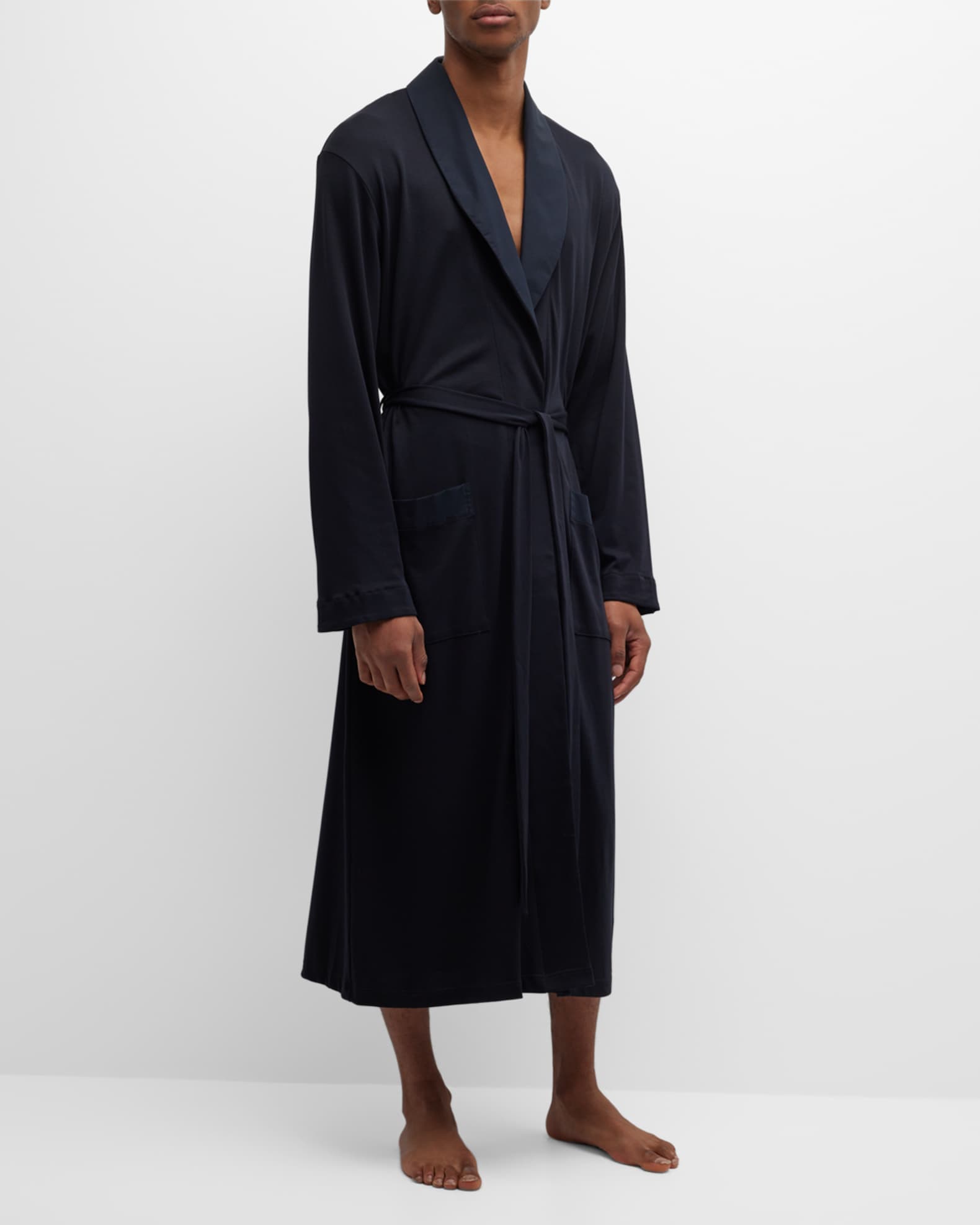 Hanro Night & Day Knit Robe | Neiman Marcus