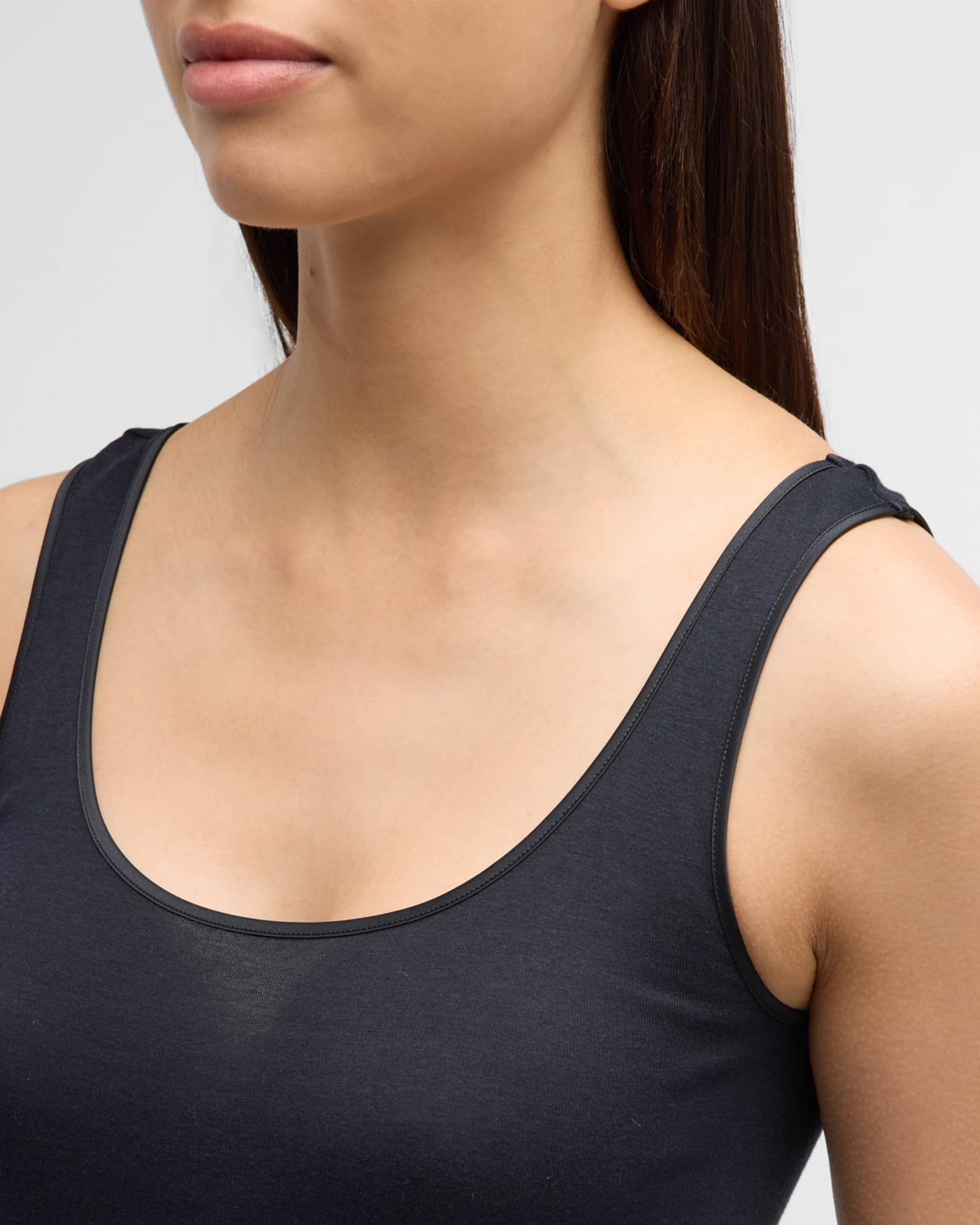 Hanro Cotton Seamless Tank | Neiman Marcus