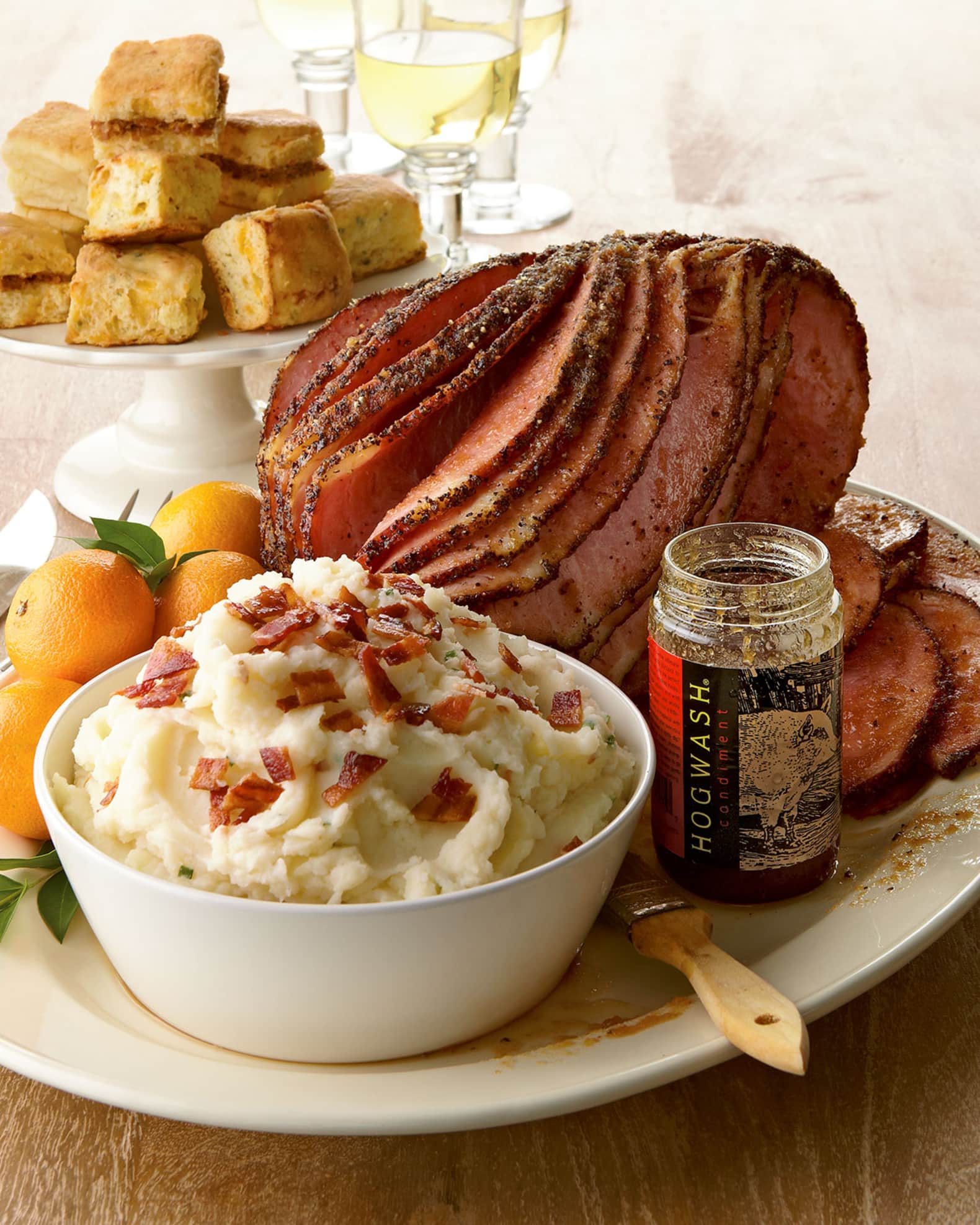 Ham I Am! Hickory-Smoked Peppered Whole Ham, For 20-25 People | Neiman ...