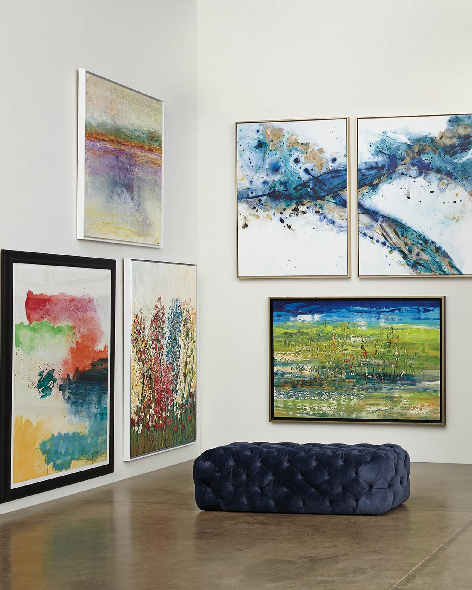 Two "Azure Canyon" Giclee on Canvas Wall Art Set | Neiman Marcus