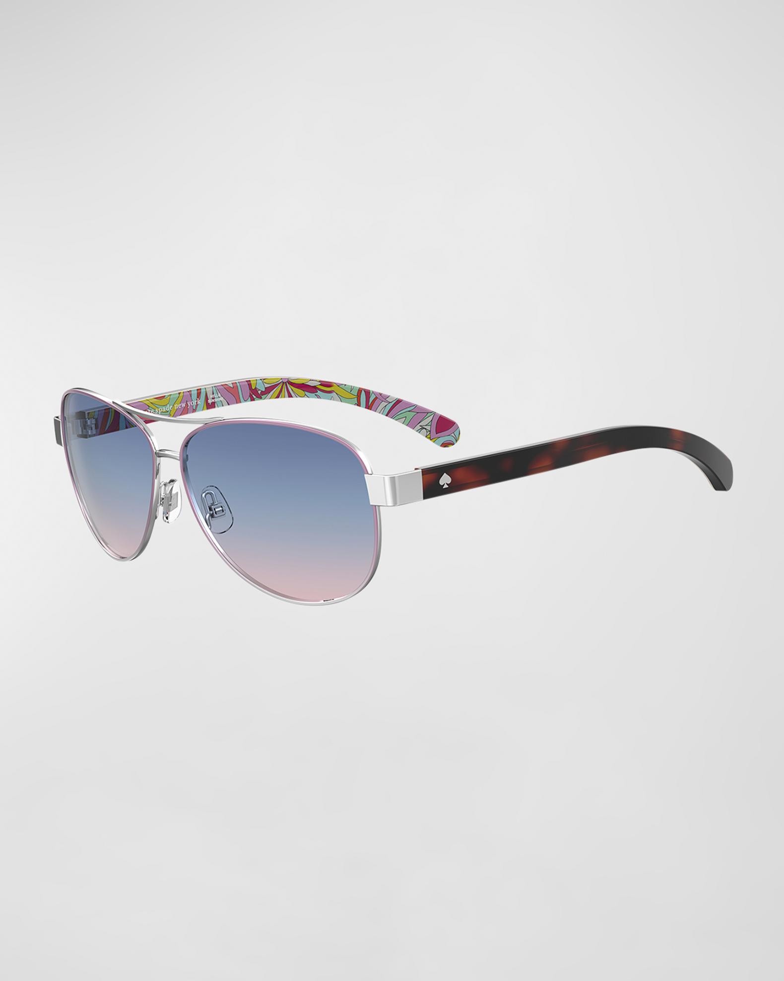 Kate Spade New York Dalia Aviator Sunglasses Neiman Marcus