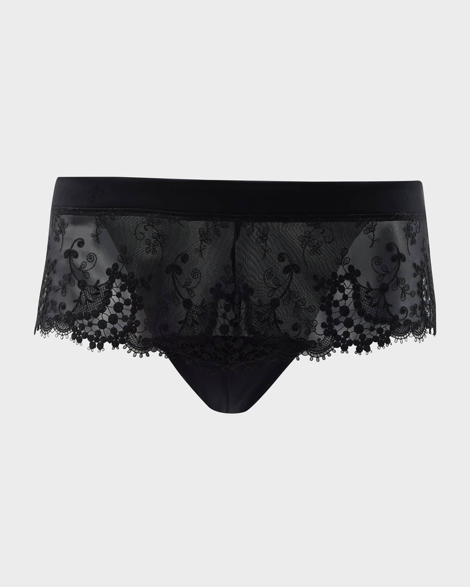 Simone Perele Wish Lace Boyshorts | Neiman Marcus