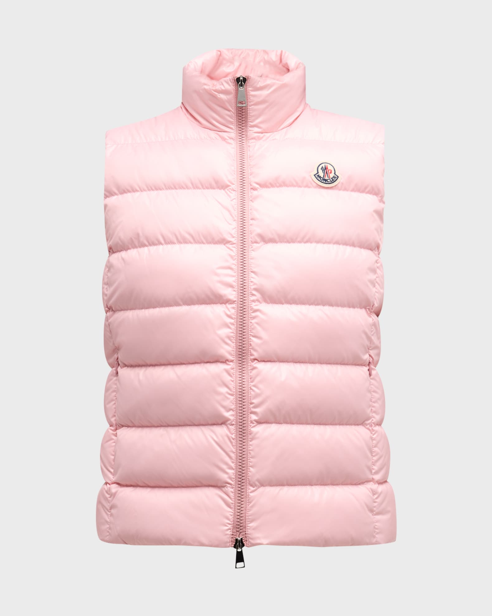 Moncler Ghany Shiny Quilted Puffer Vest | Neiman Marcus
