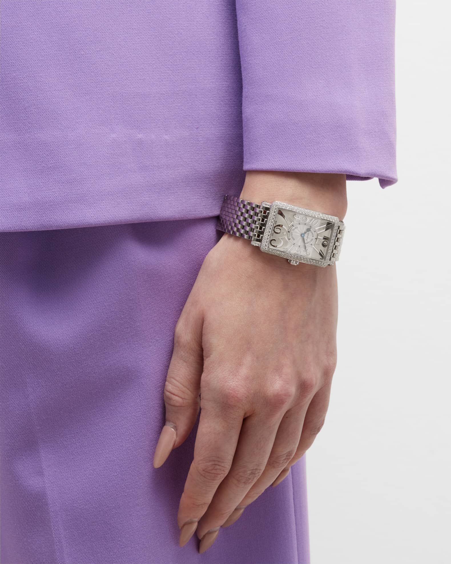 Franck Muller Long Island Diamond Watch with Bracelet Strap | Neiman Marcus