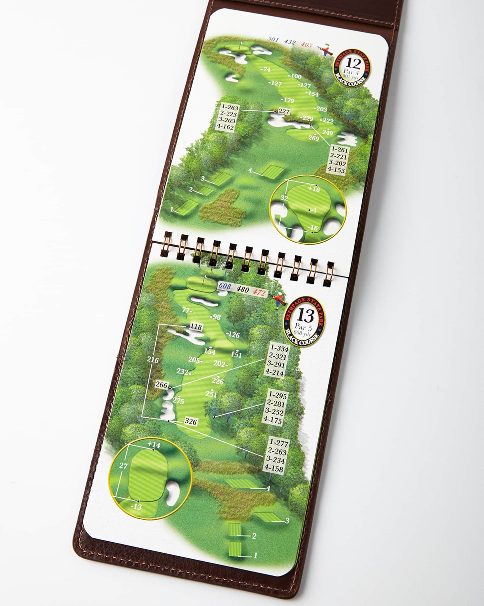 Graphic Image Personalized Golf Yardage Book Cover | Neiman Marcus