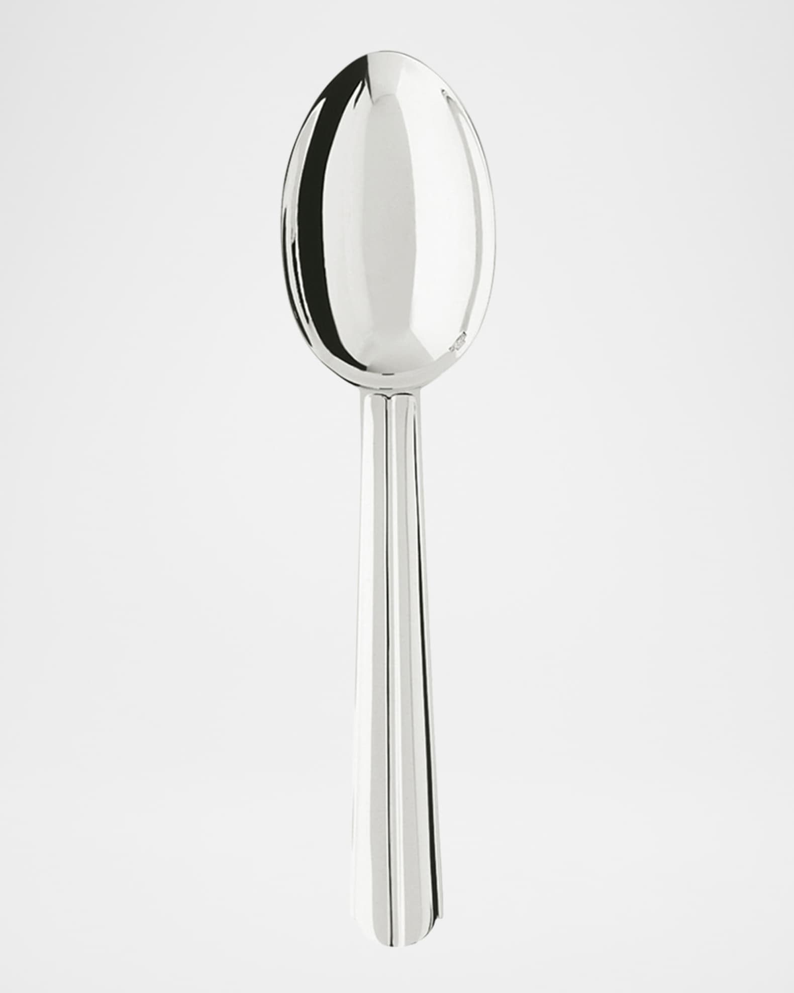 silver dessert spoon