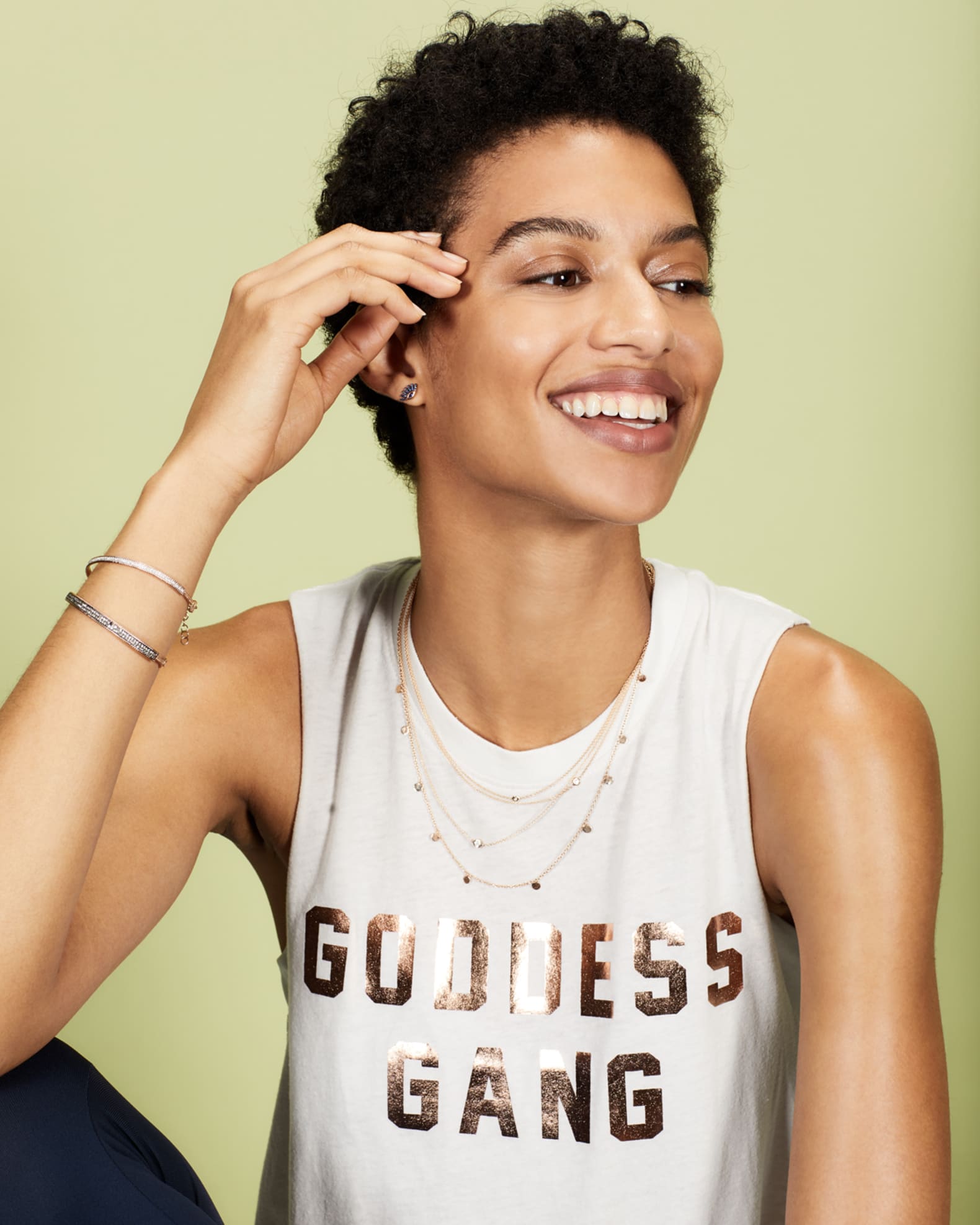 Kismet by Milka Protect Me 14K Rose Gold & Sapphire Evil Eye Stud ...