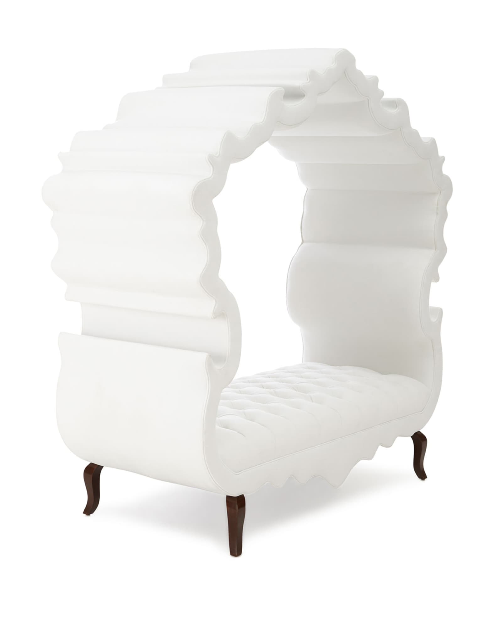 Haute House White Thebes Bench | Neiman Marcus