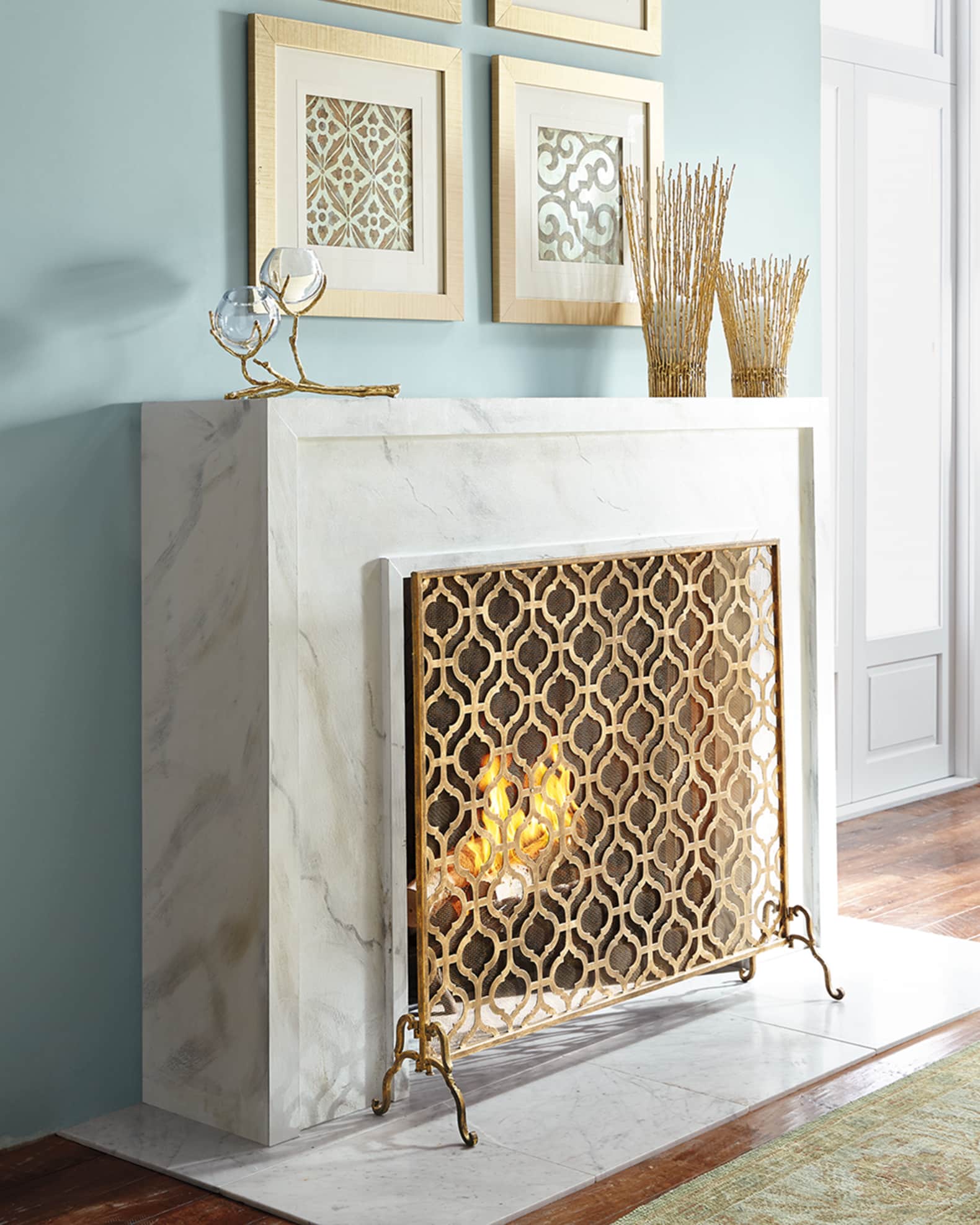 Lexington Single-Panel Fireplace Screen | Neiman Marcus