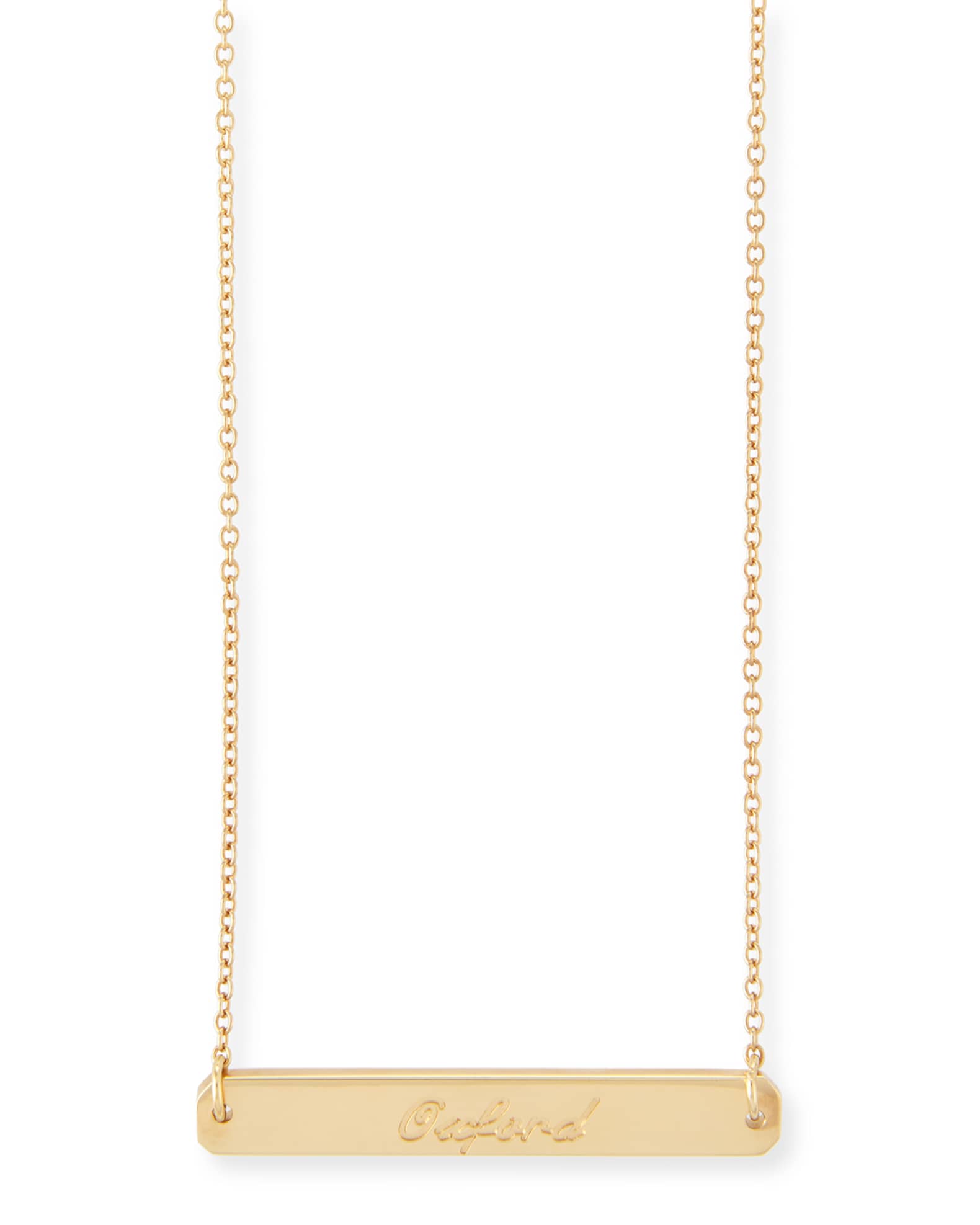 Coordinates Collection Legend Engraved Pendant Necklace, 16-18"L ...