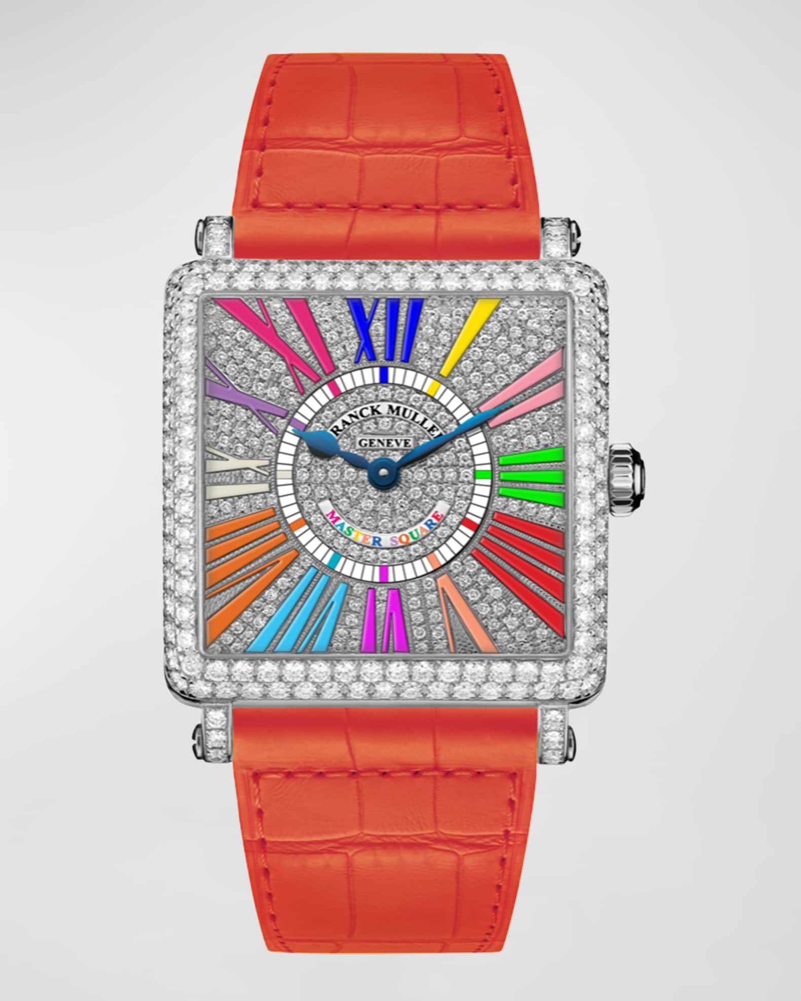Franck Muller Men's 18K White Gold Master Square Diamond Watch | Neiman ...