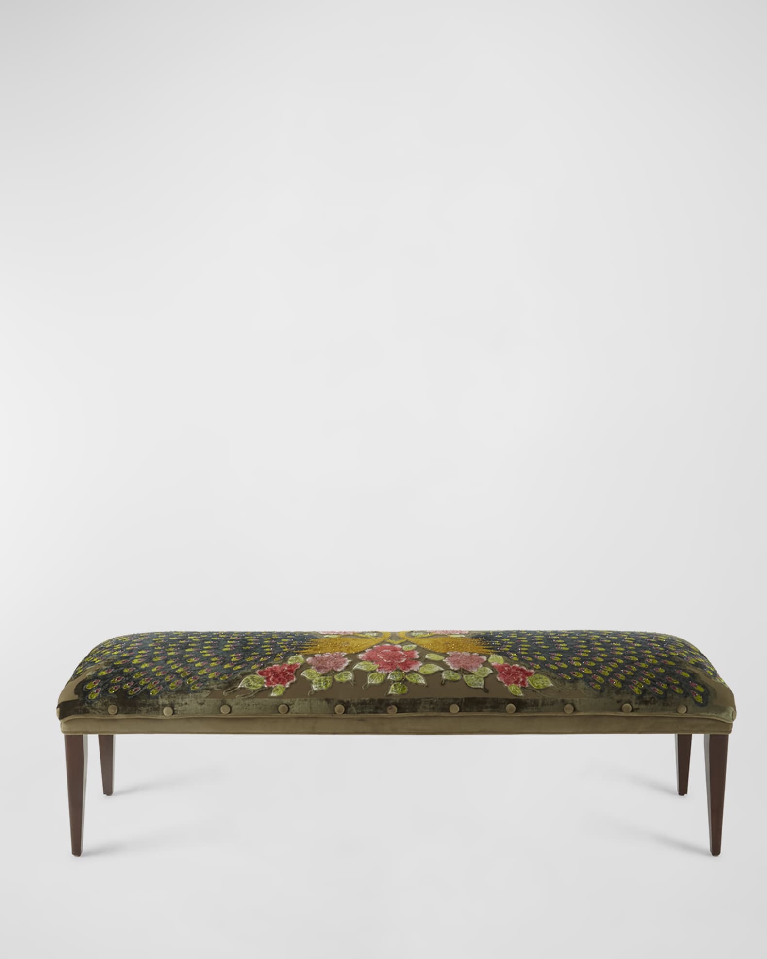Haute House Peacock Bench, 62" | Neiman Marcus