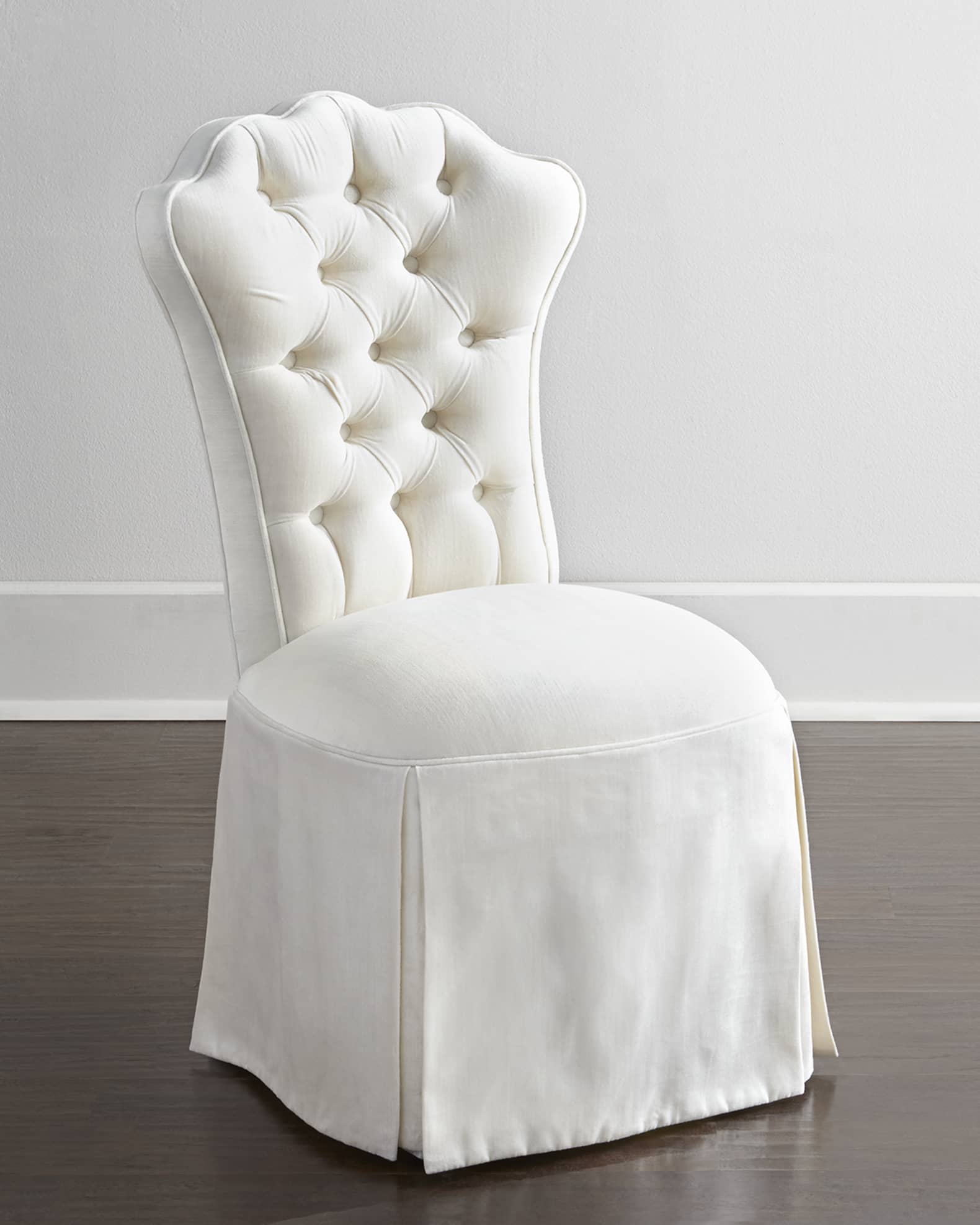 Haute House Allison Tufted Vanity Chair | Neiman Marcus