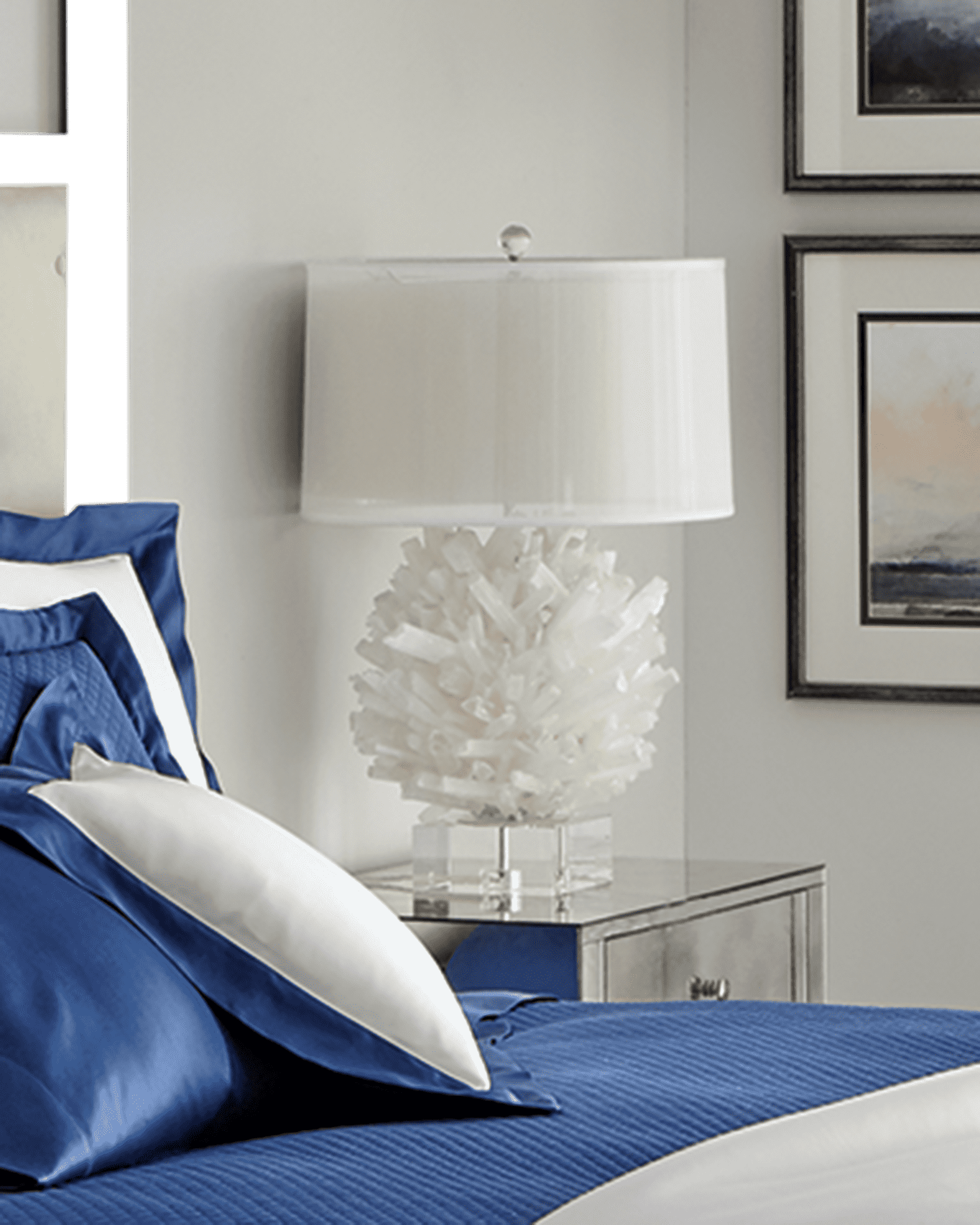 John-Richard Collection Selenite Table Lamp | Neiman Marcus