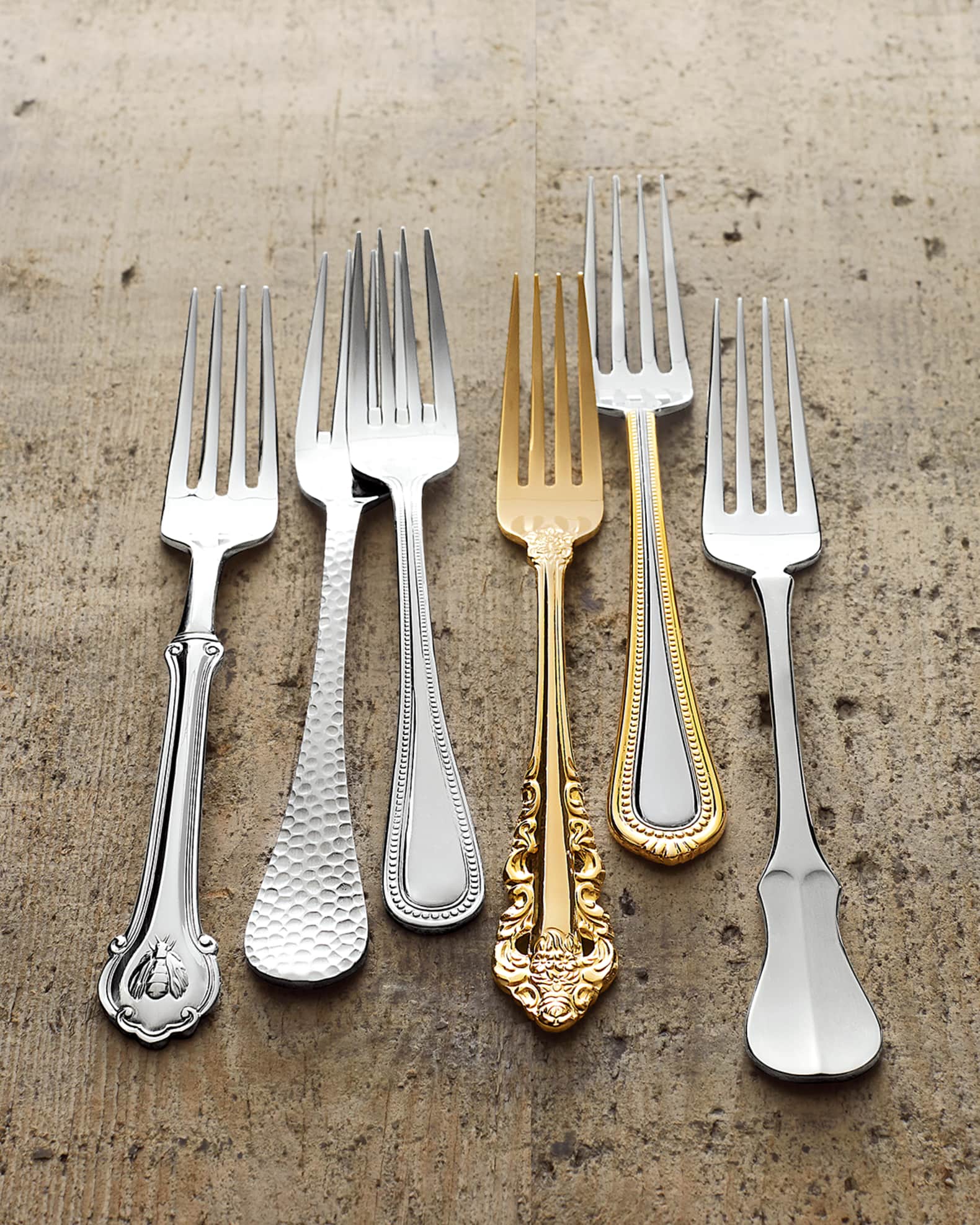 65-Piece Regent Bead Flatware Service | Neiman Marcus