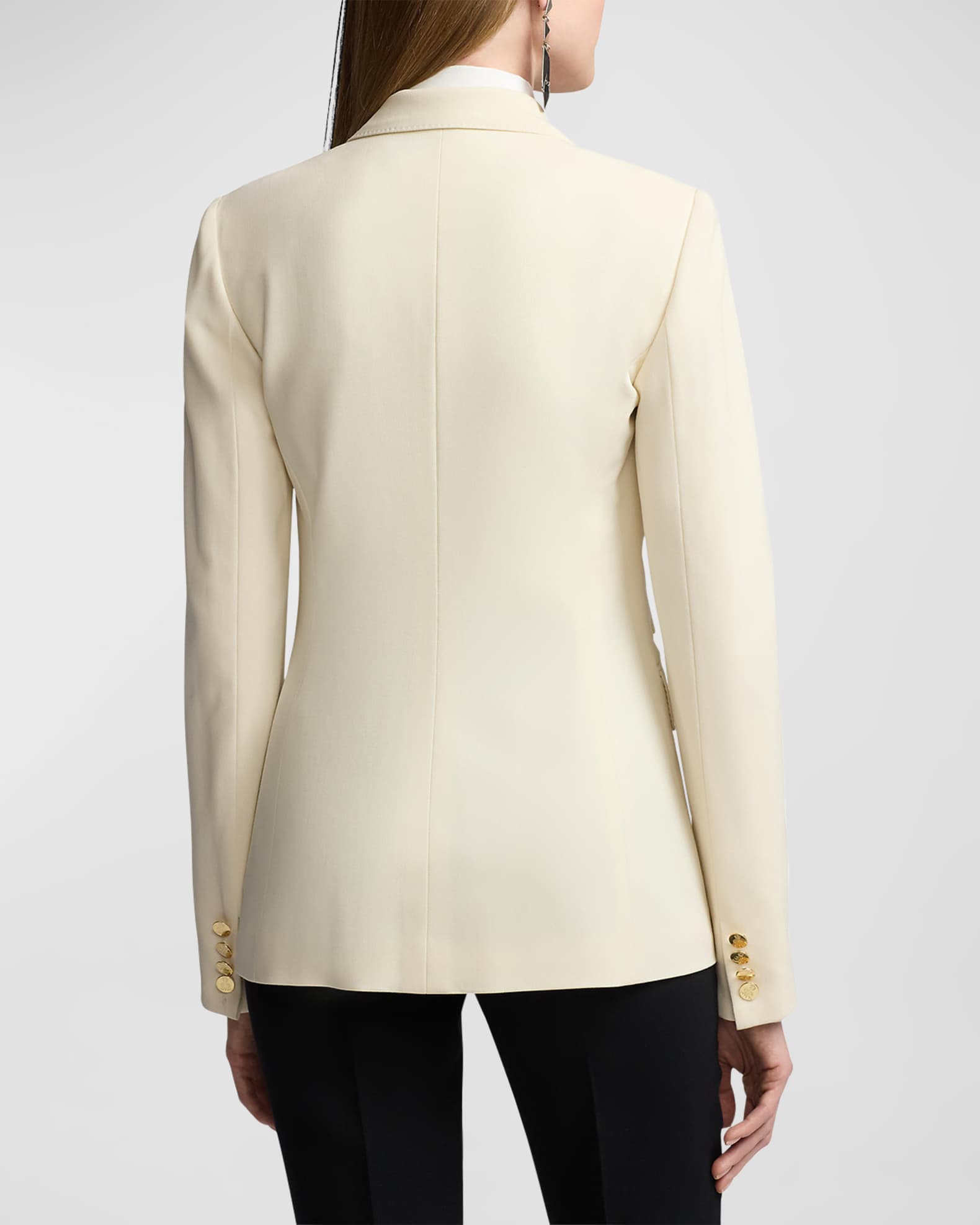 Ralph Lauren Collection Parker One-Button Wool Jacket | Neiman Marcus