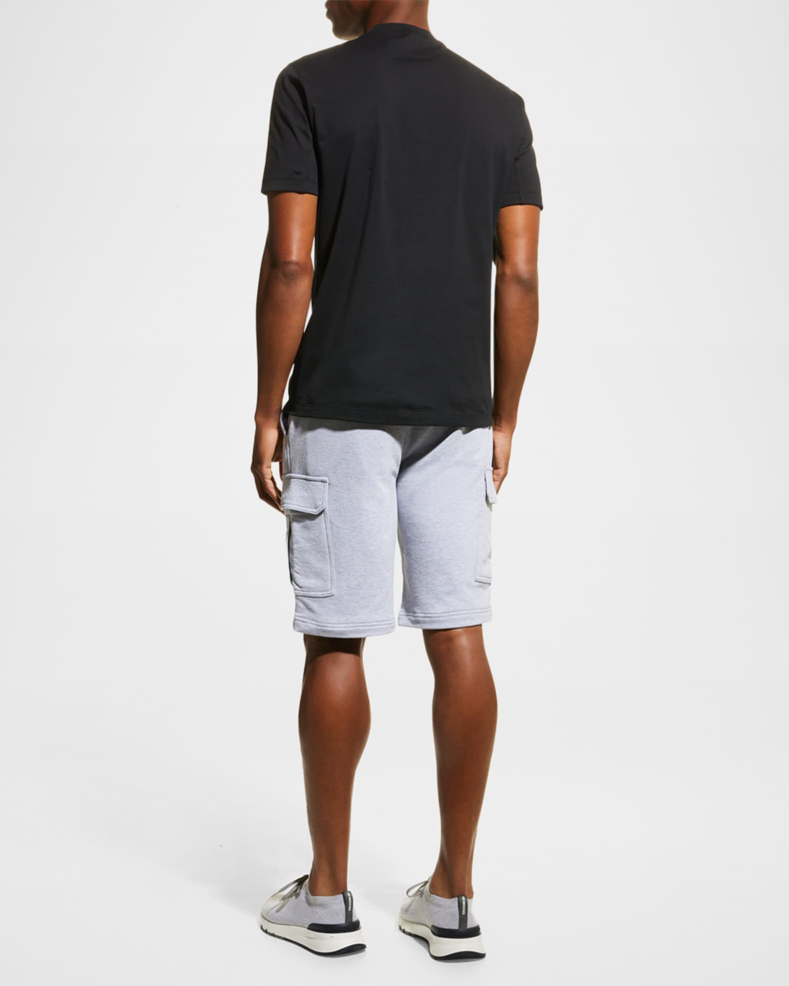 Men's Marled Crewneck T-Shirt | Neiman Marcus