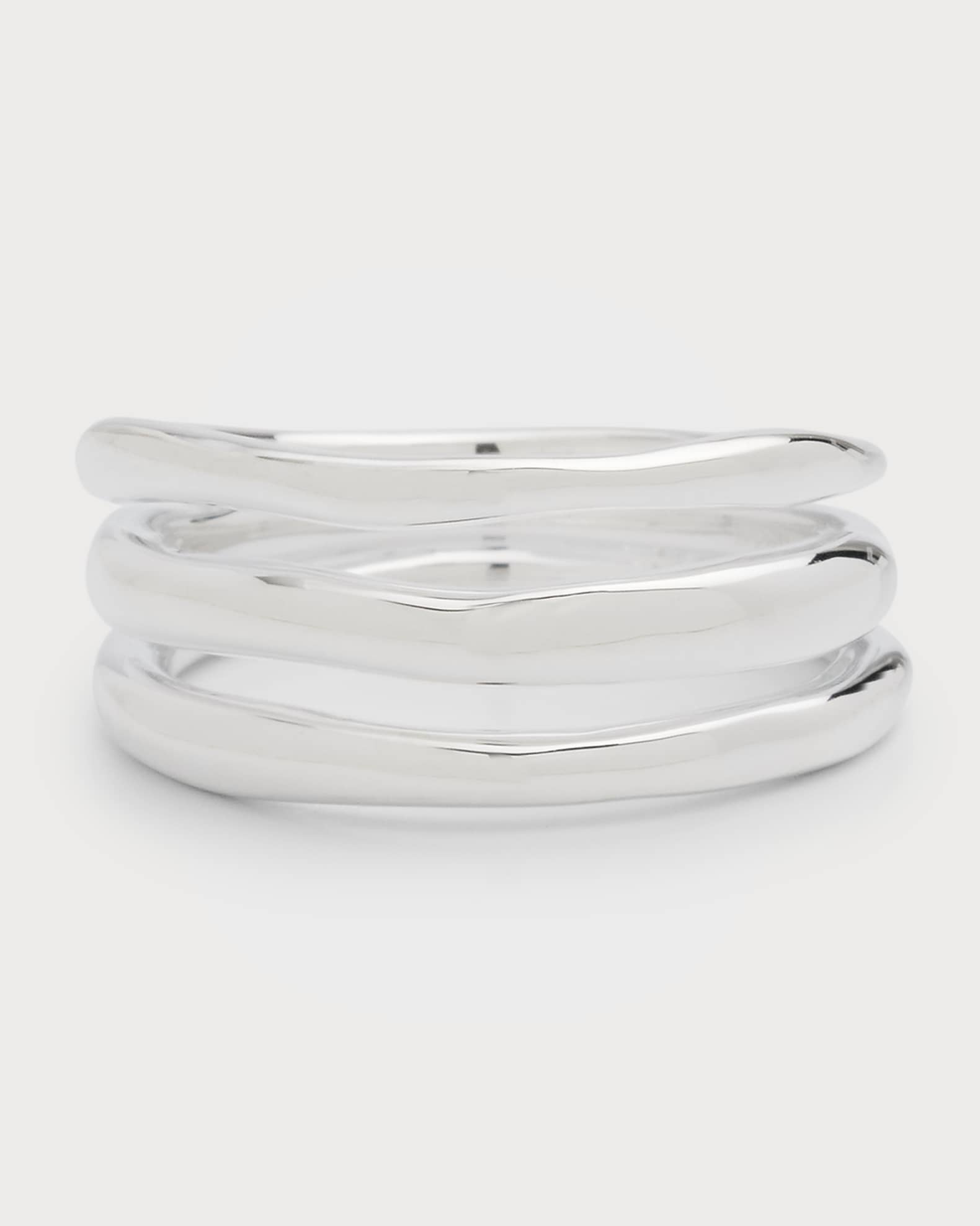 Ippolita Triple Band Squiggle Ring in Sterling Silver | Neiman Marcus