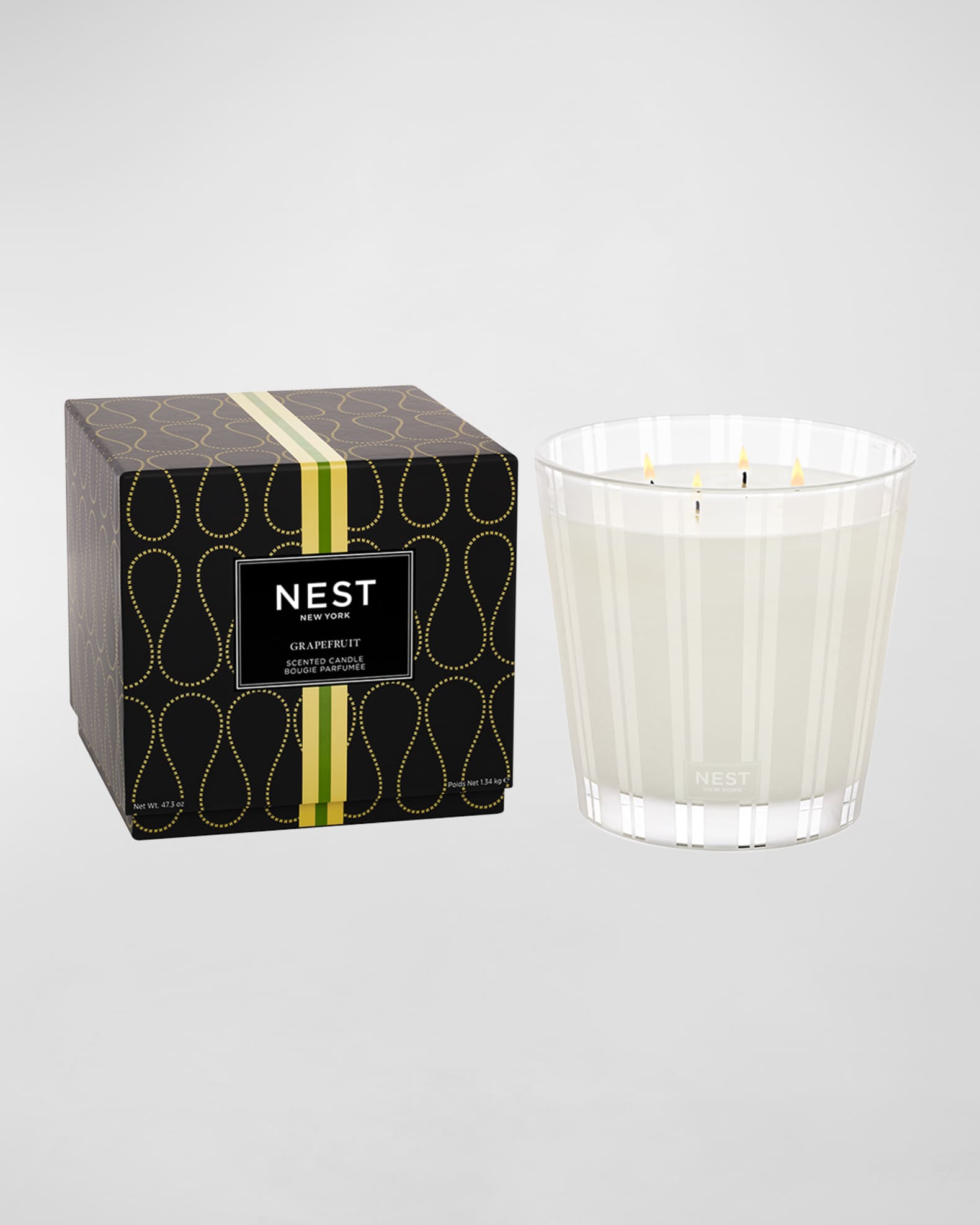 NEST New York Grapefruit Luxury 4 Wick Candle | Neiman Marcus