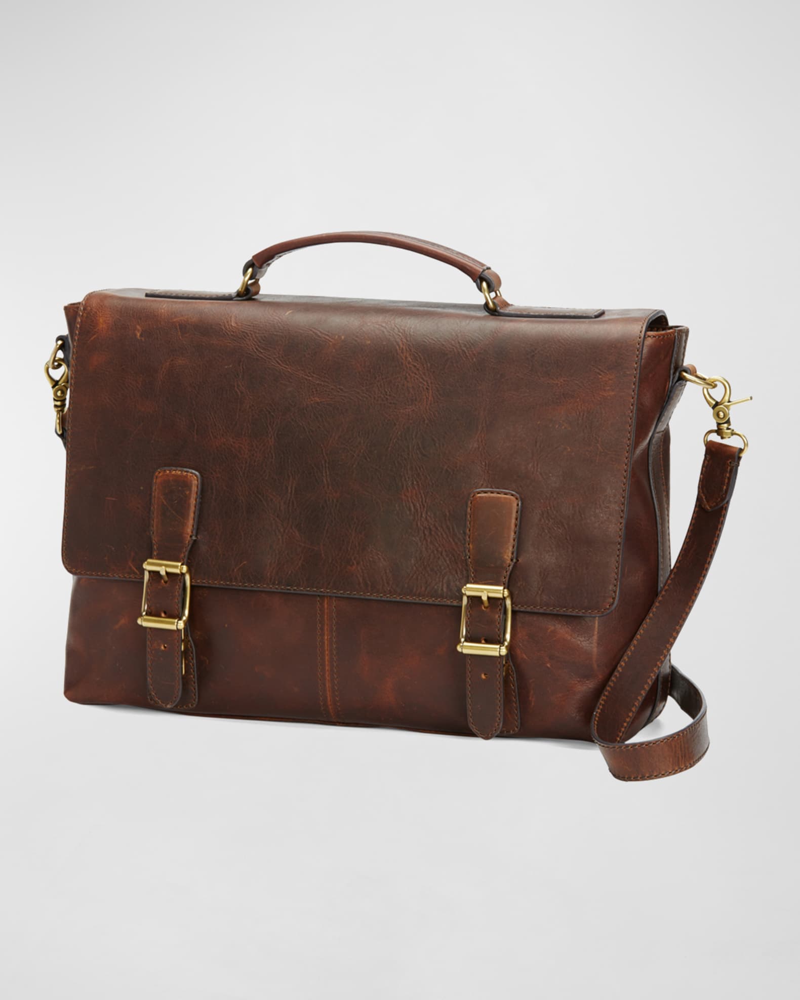 Frye Logan Top Handle Briefcase | Neiman Marcus