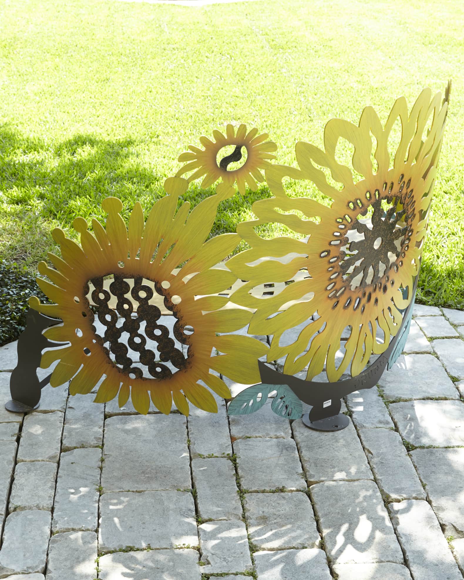 Cricket Forge Sunflower Bench | Neiman Marcus