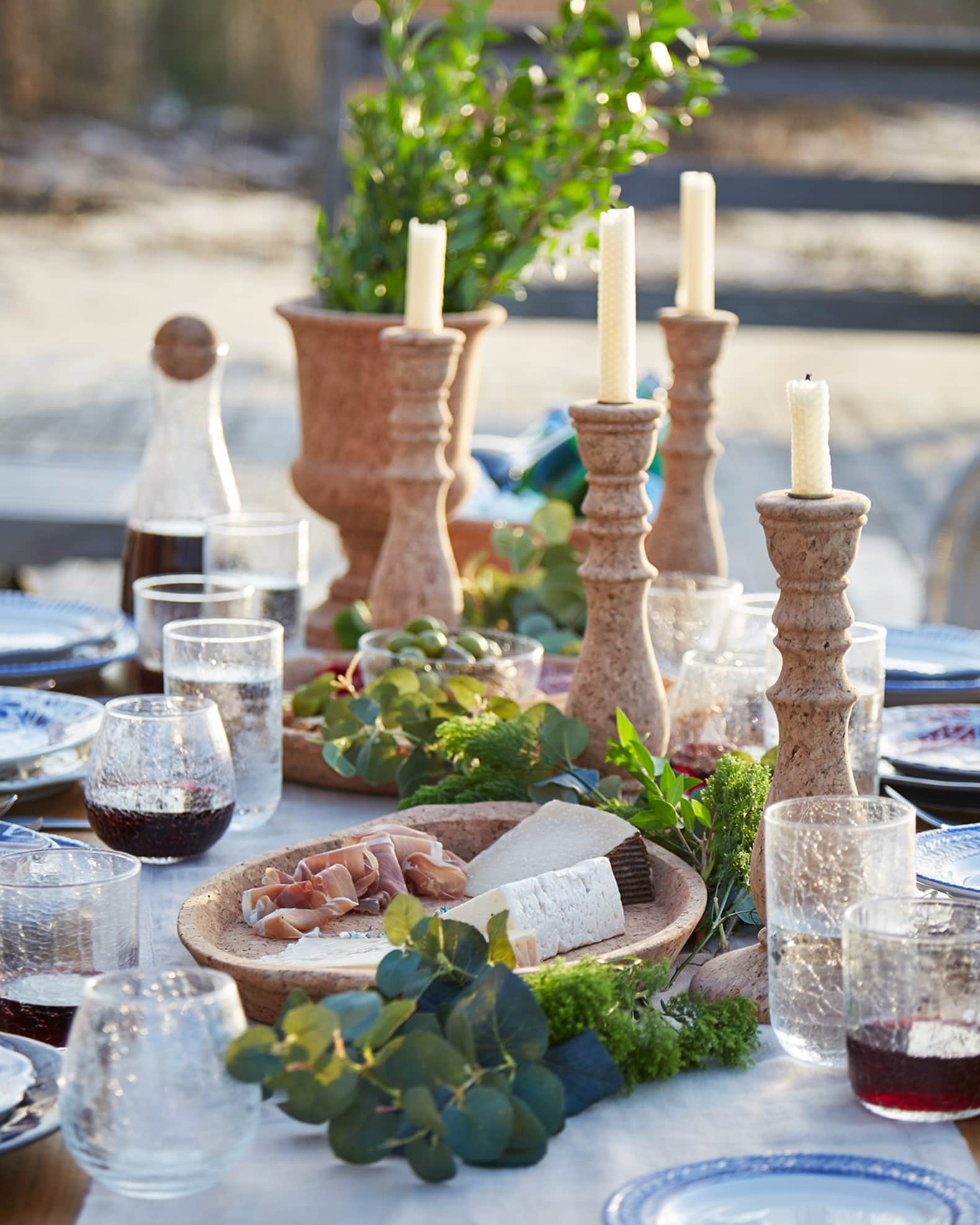 Quinta Cork Candlesticks | Neiman Marcus