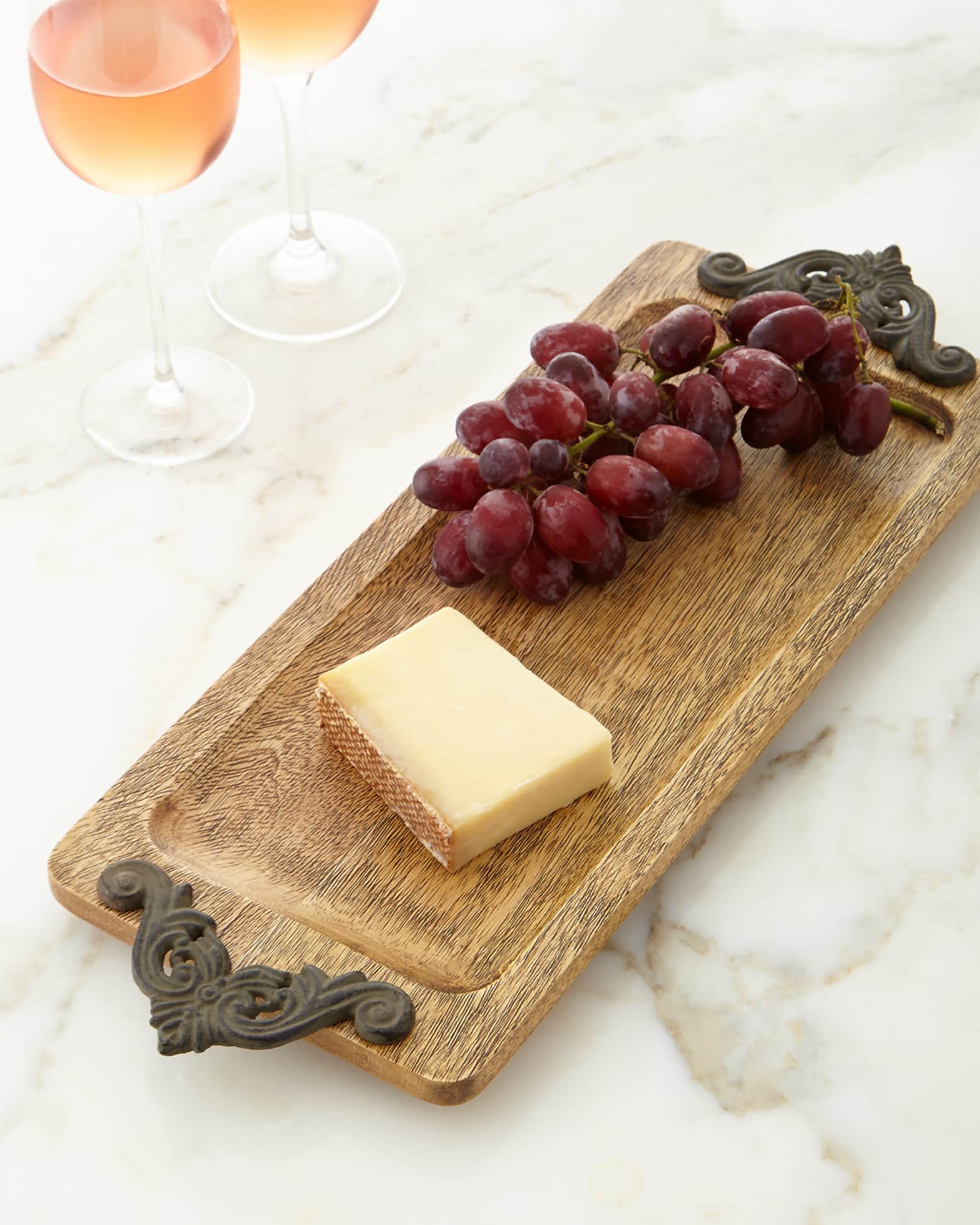 G G Collection Wood Tray | Neiman Marcus