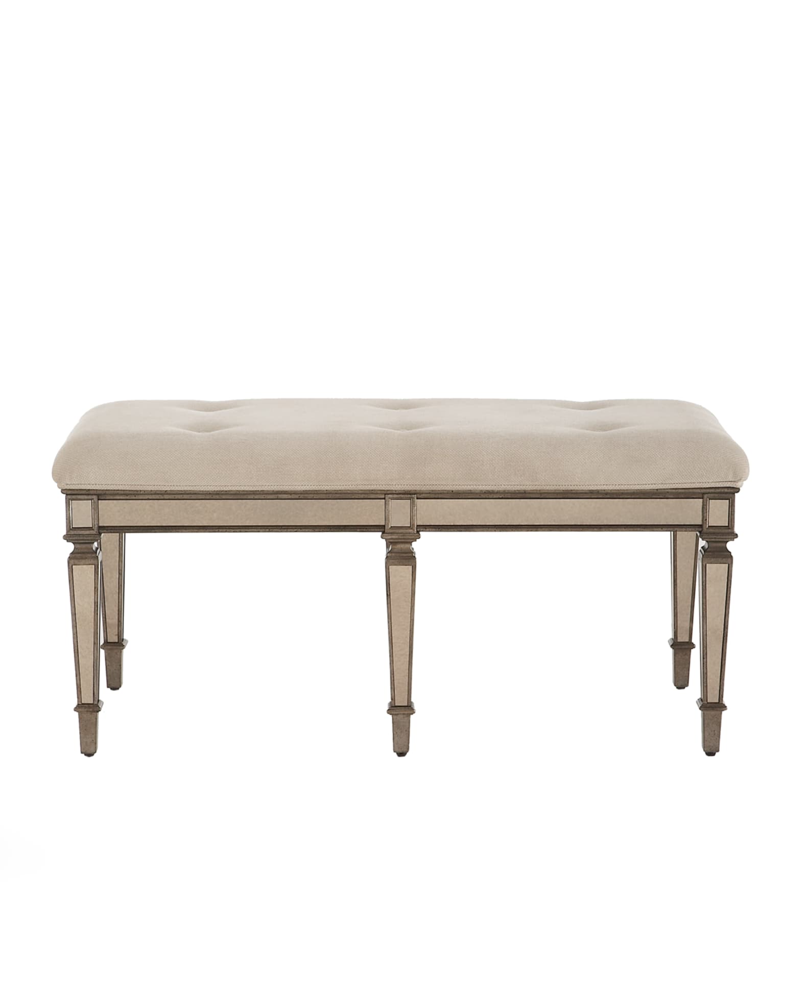 Butler Specialty Co Denison Mirrored Bench | Neiman Marcus
