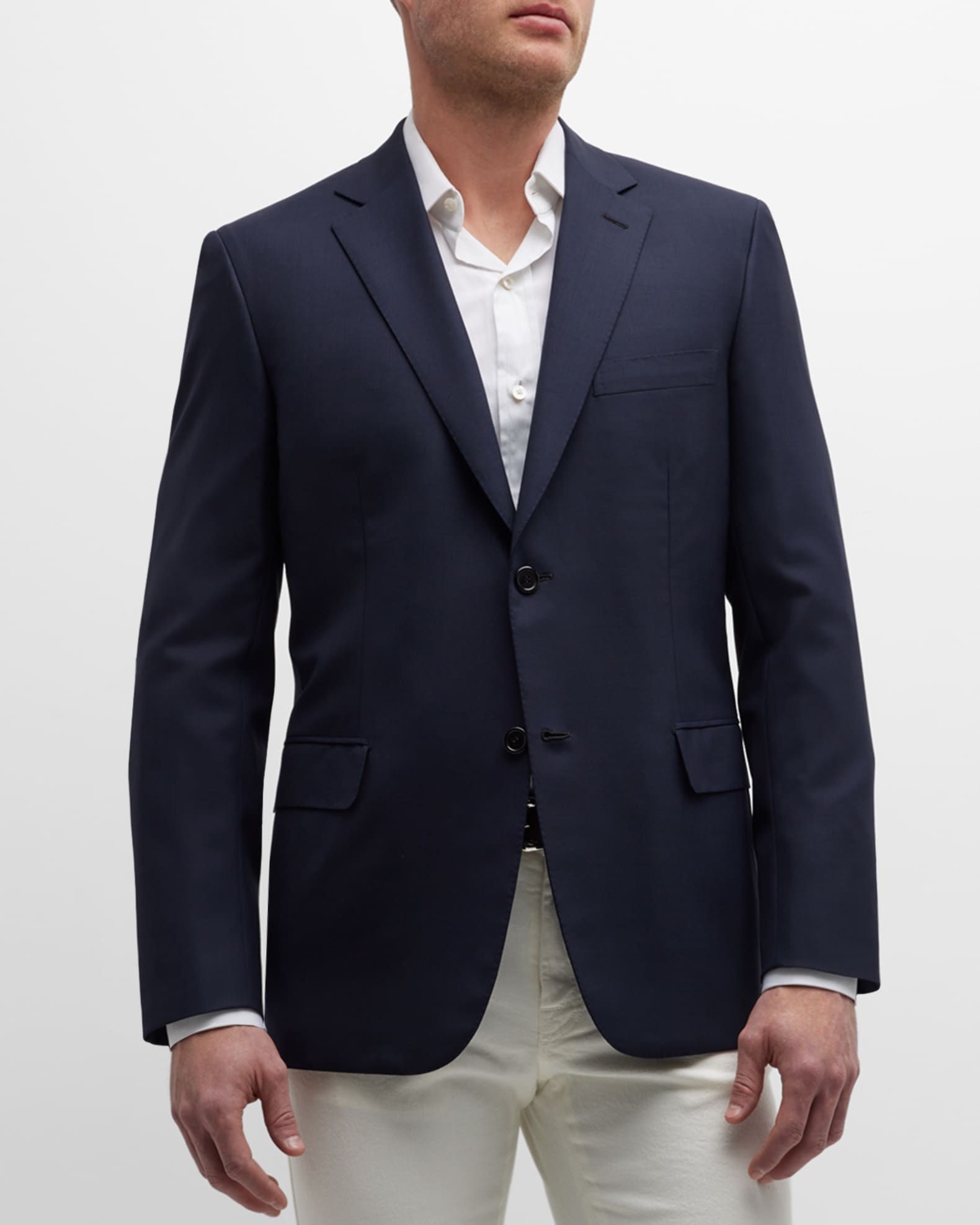 Brioni Men's Ravello Wool Two-Button Sport Coat | Neiman Marcus