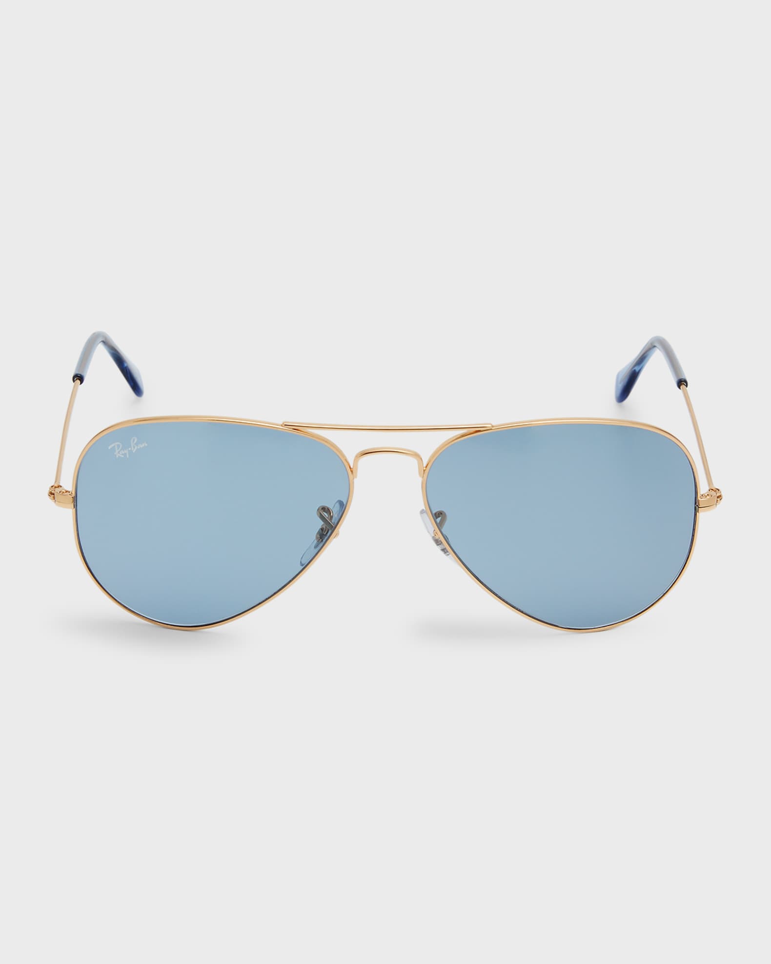 Ray-Ban Teardrop Aviator Sunglasses, Gold | Neiman Marcus