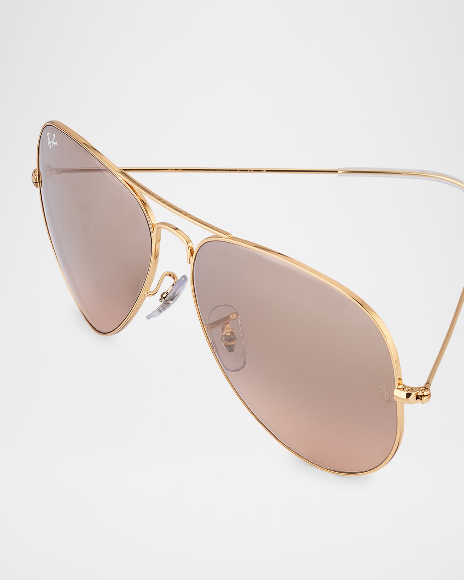 Ray-Ban Mirrored Flash Aviator Sunglasses | Neiman Marcus